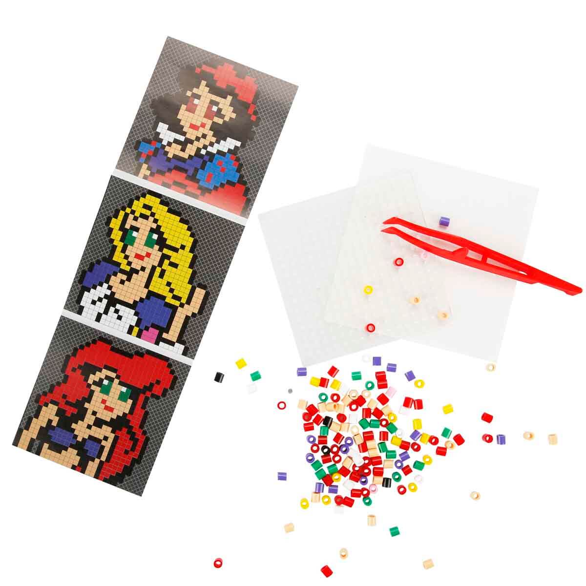 3in1 Disney Princess Pixel Pixel Boncuk Aktivite ve Oyuncak Seti ...