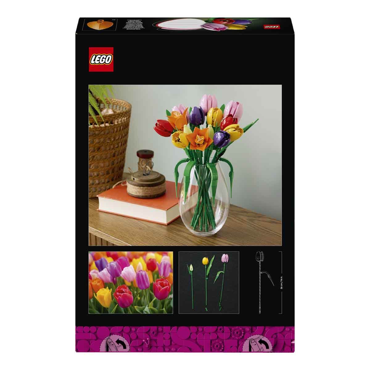 LEGO Botanicals Lale Buketi 11501 - Yetişkinler için 5 Çeşit Lale ...