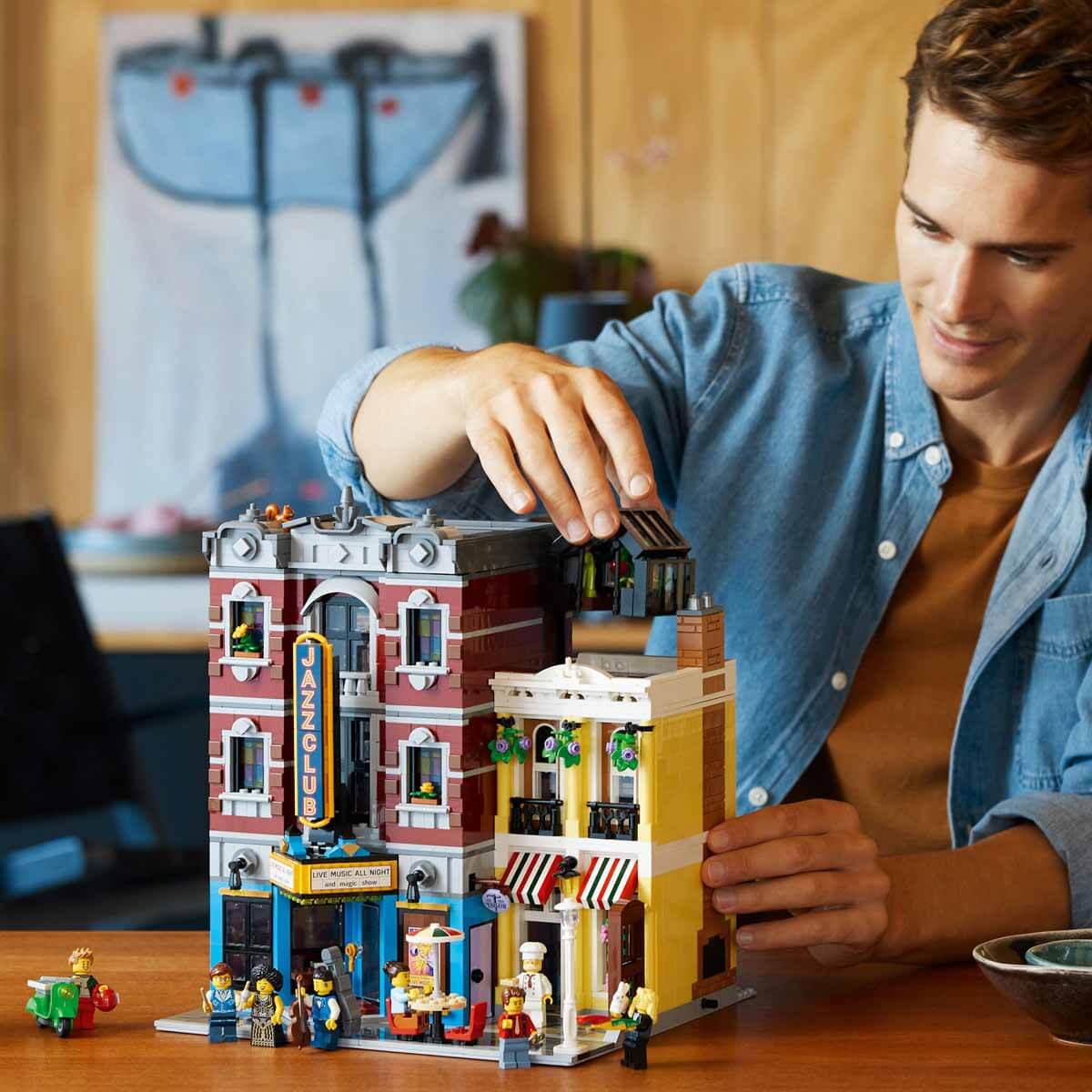 LEGO Icons Caz Kulübü 10312 - Yetişkinler için Kendi Müzik Kulübünüzü ...