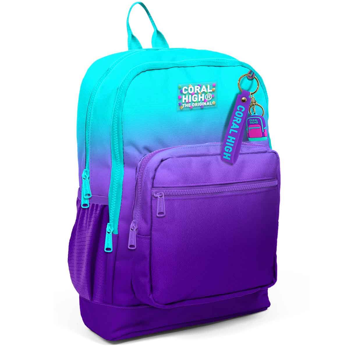 Coral High Mavi Mor Renk Geçişli Okul Çantası 23763 | Toyzz Shop