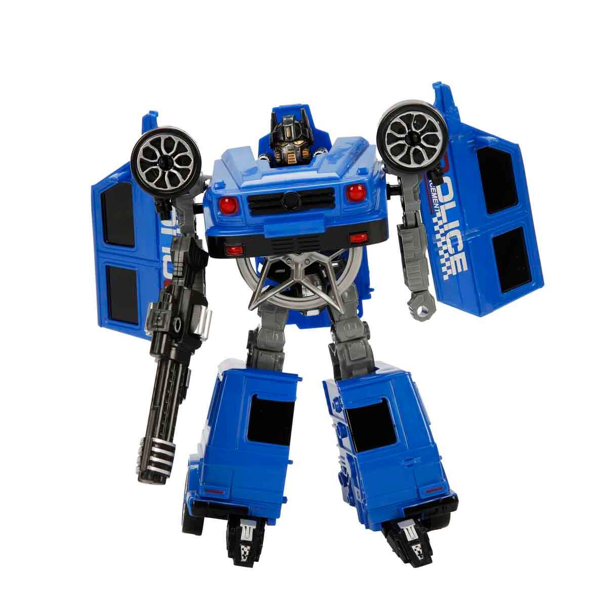 2in1 Warrior Arabaya Dönüşebilen Robot - Fast Flame - Mavi | Toyzz Shop