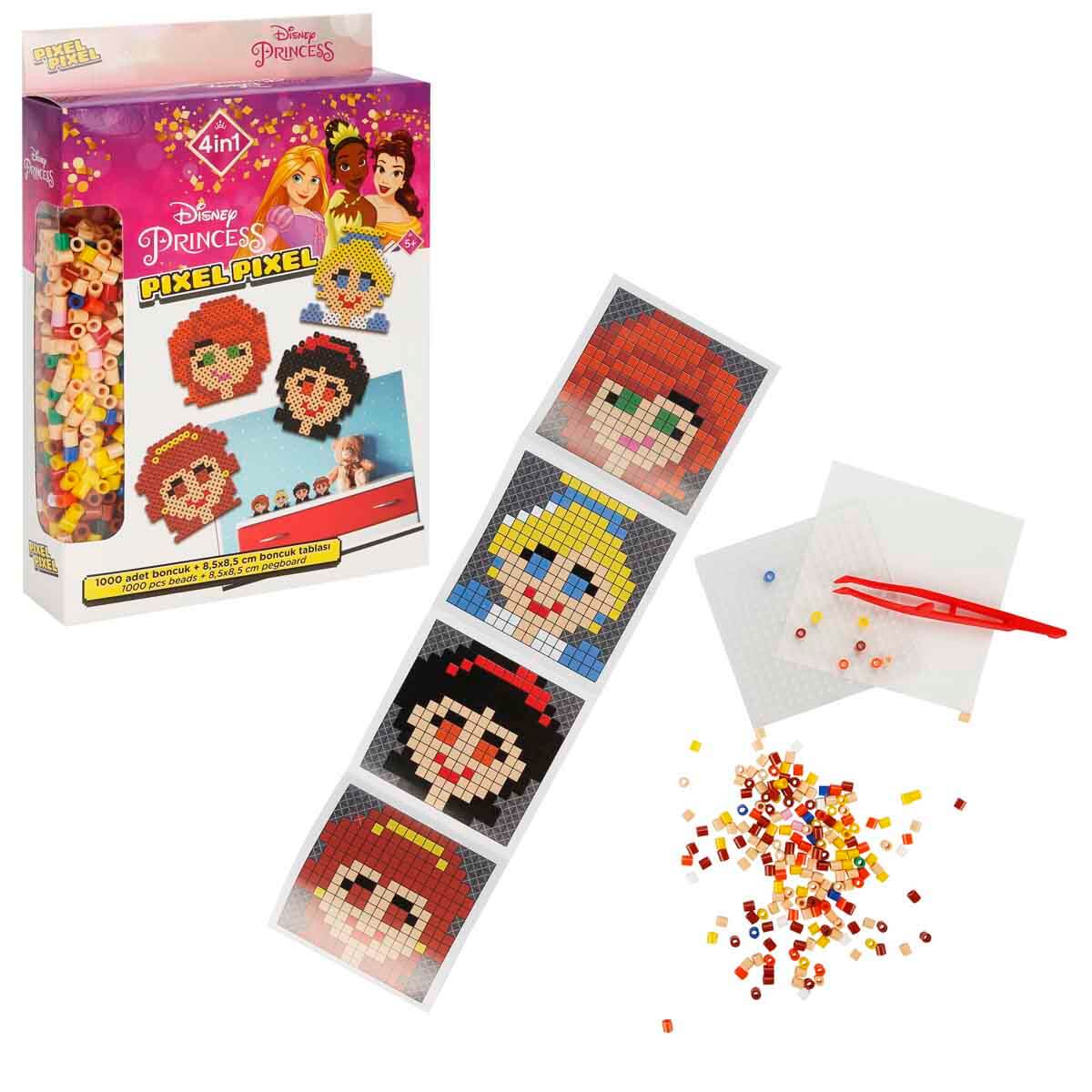4in1 Disney Princess Pixel Pixel Boncuk Aktivite ve Oyuncak Seti ...