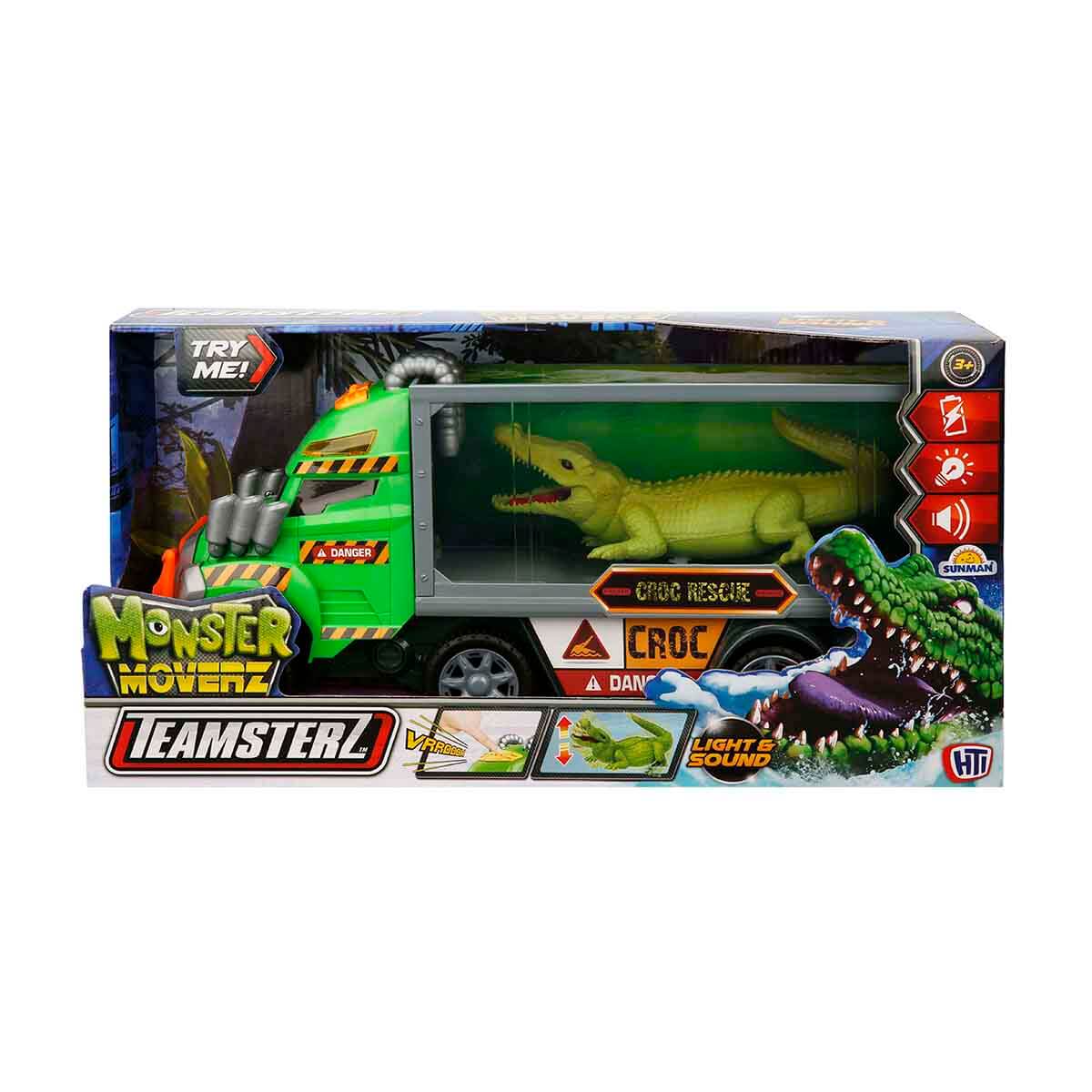 Teamsterz Monster Moverz Sesli ve Işıklı Timsah Kurtarma Kamyonu 40 cm ...