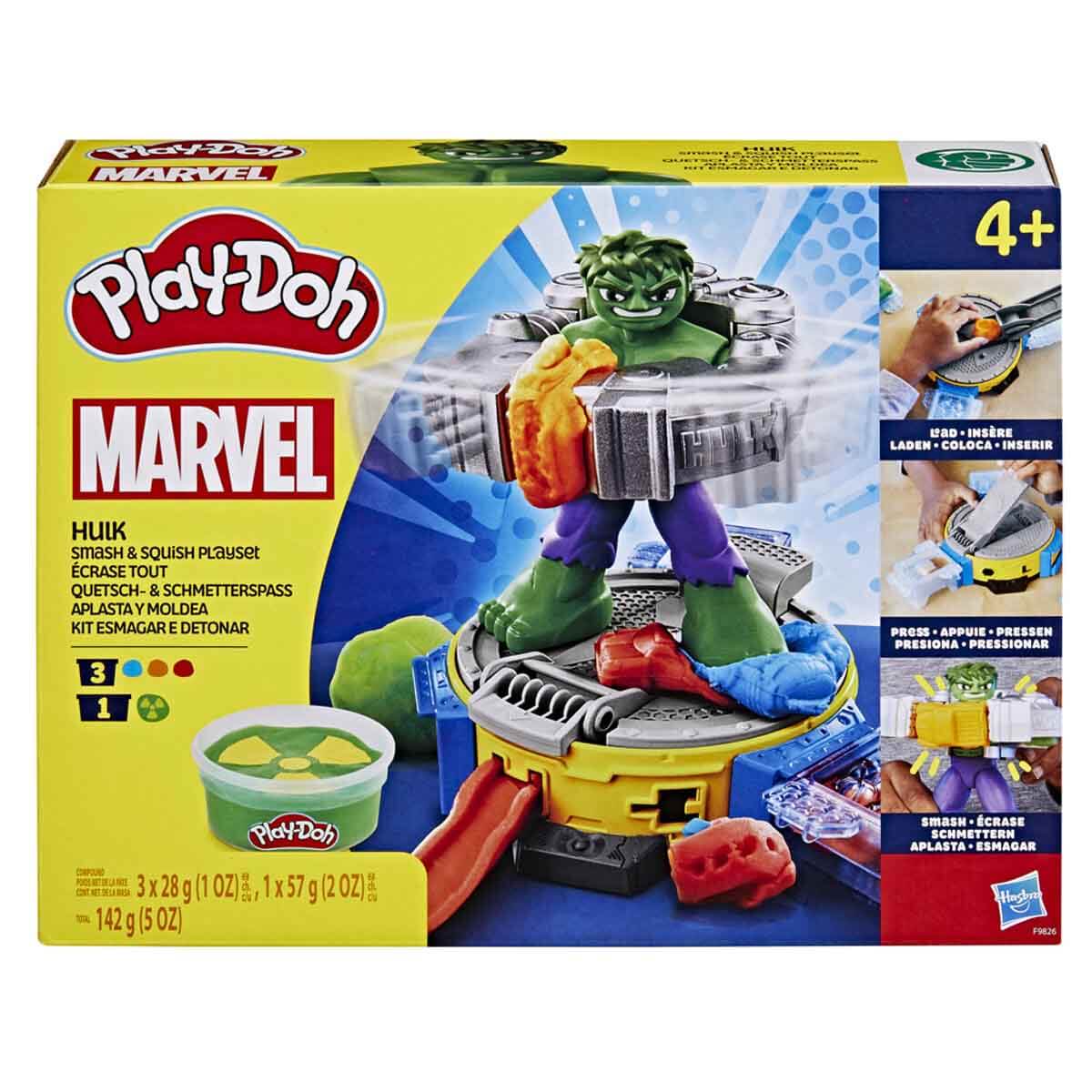 Play Doh Marvel Hulk Ez ve Sıkıştır Oyun Hamuru Seti | Toyzz Shop