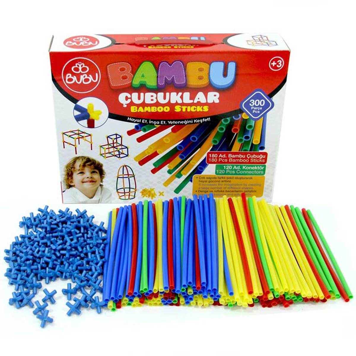 BuBu Bambu Çubuklar 300 Parça | Toyzz Shop