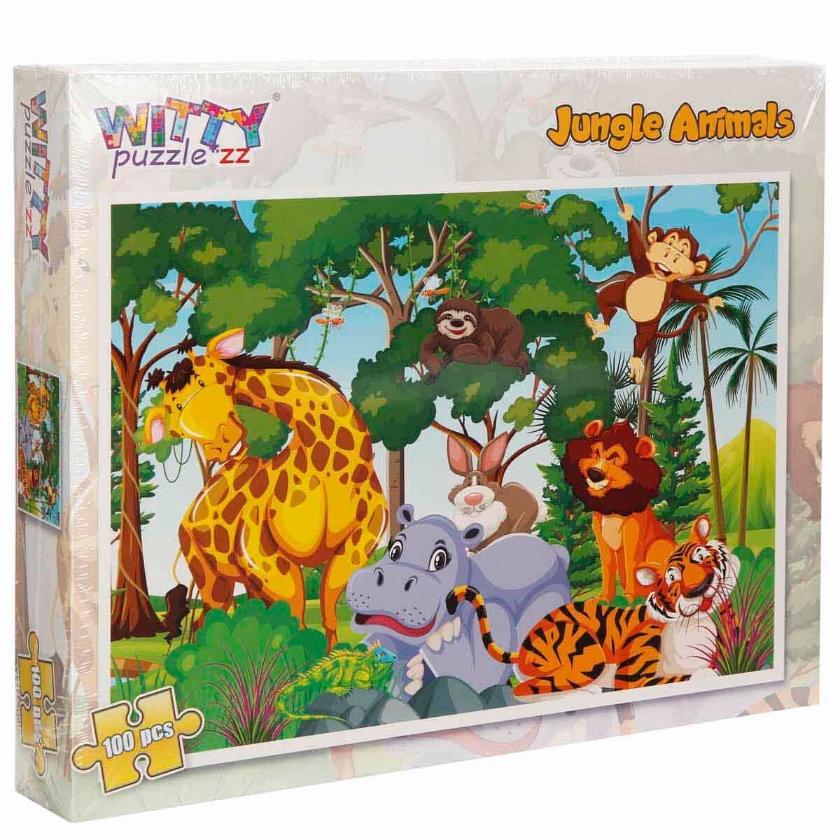 100 Parça: Orman Hayvanları Puzzle | Toyzz Shop