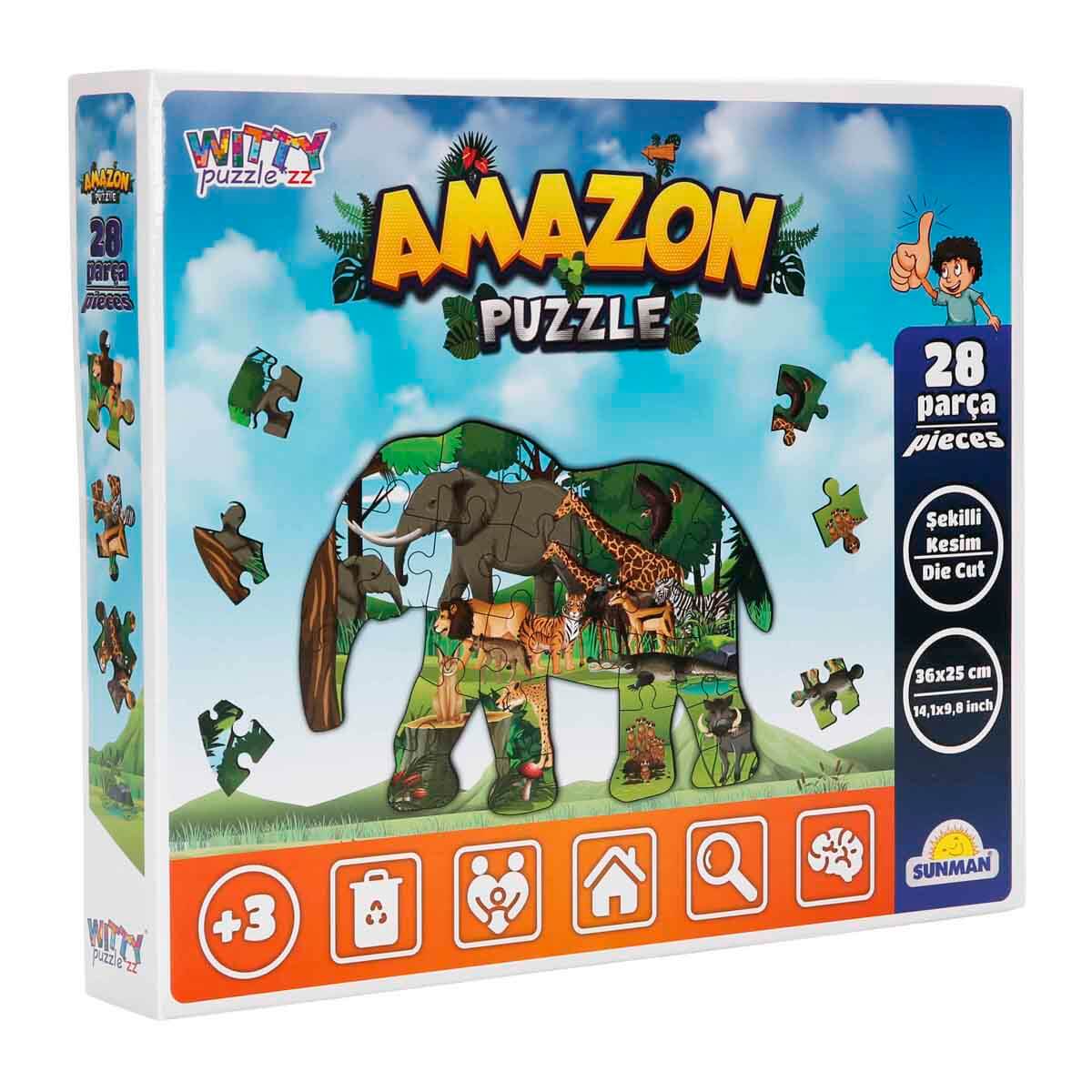 28 Parça Puzzle: Amazon | Toyzz Shop