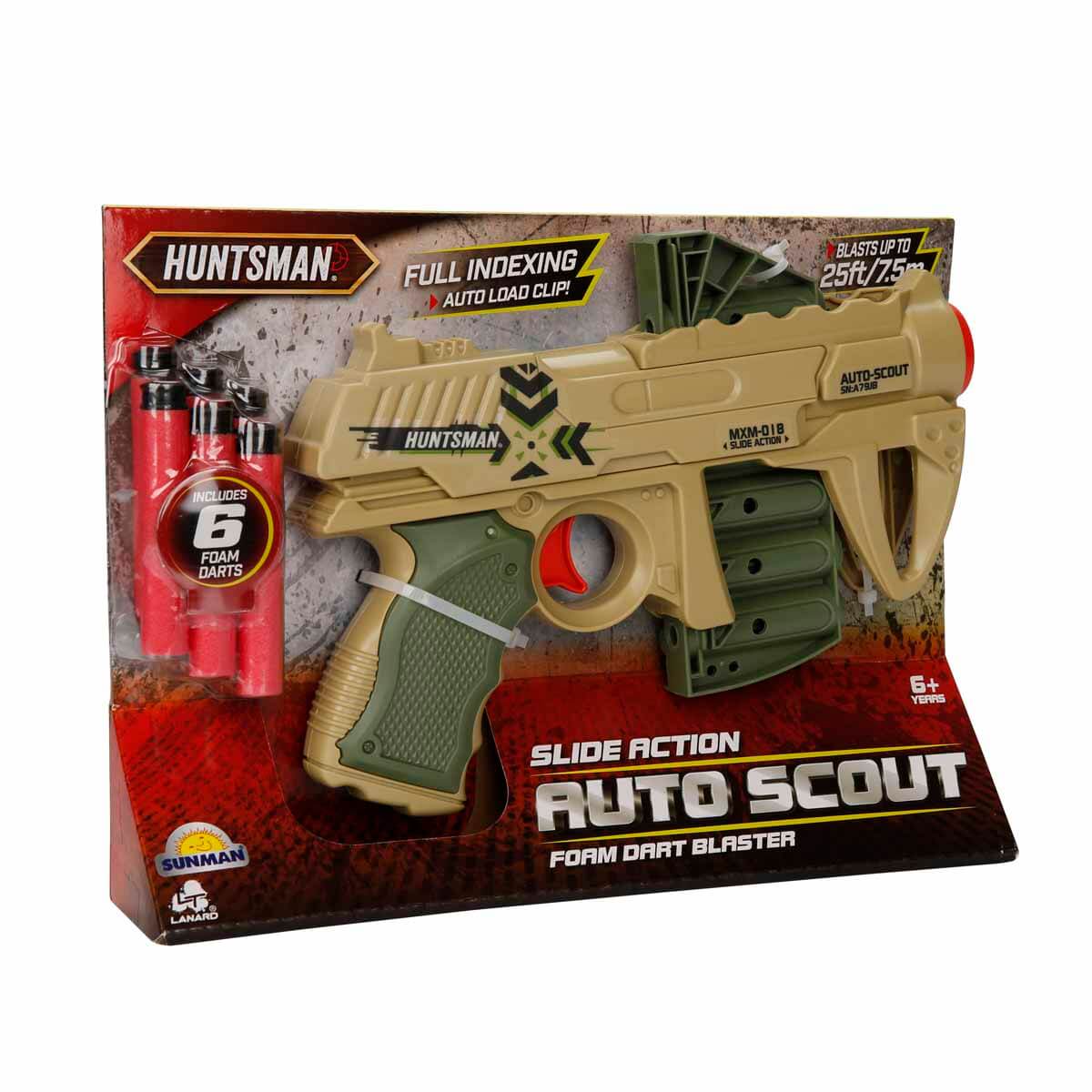 Huntsman Auto Scout 6 Mermili Sünger Dart Atan Silah | Toyzz Shop