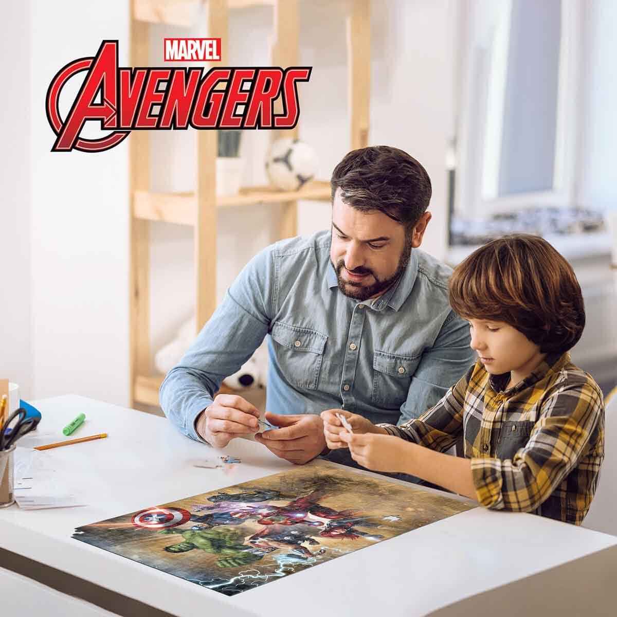 300 Parça 3D Puzzle Metal Kutu: Avengers | Toyzz Shop