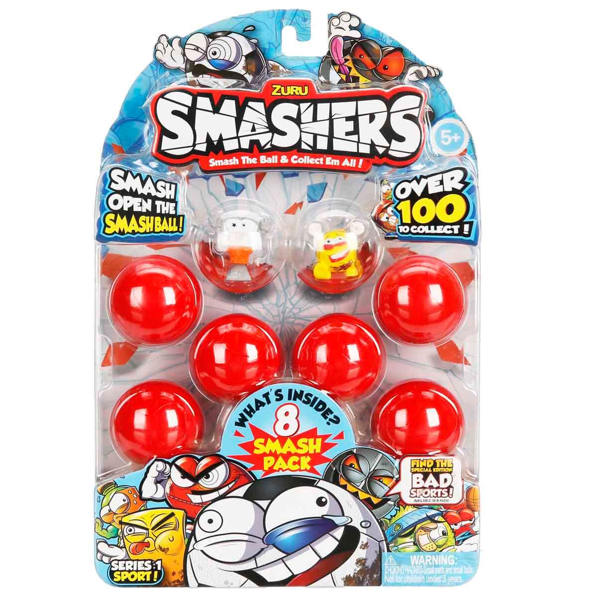 Smashers 8'li Paket - Kırmızı Alley Oop-Mavi Smash Bat | Toyzz Shop