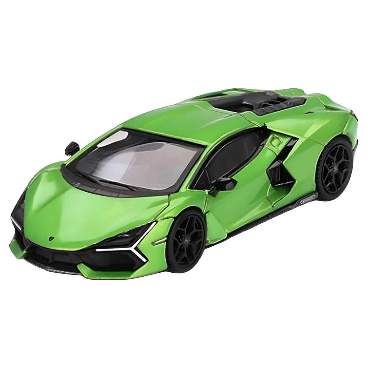 1:64 Mini GT Lamborghini Revuelto Verde Selvans Diecast Model Araba ...