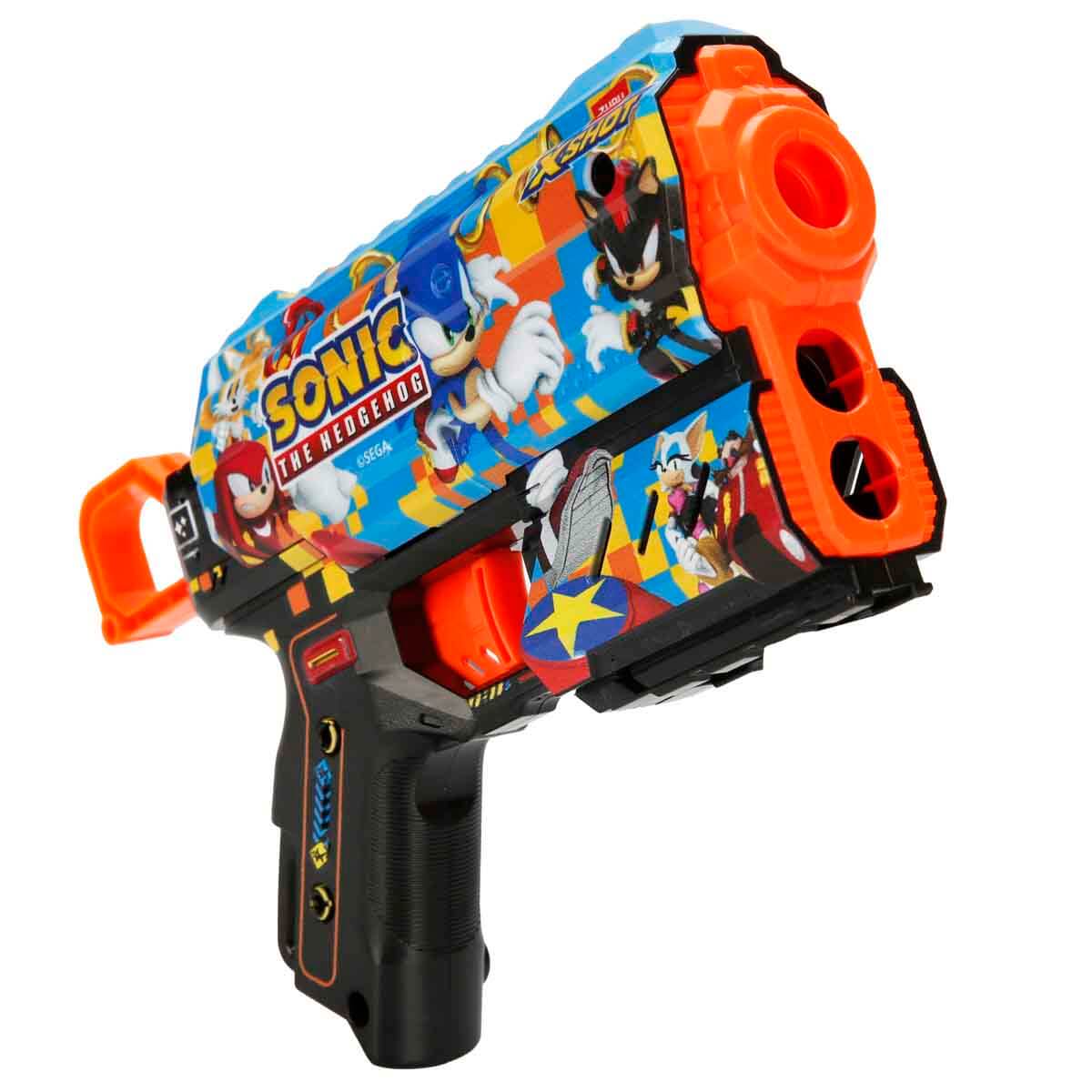 X-Shot Skins Flux Sonic The Hedgehog 8 Mermili Sünger Dart Atan Silah ...