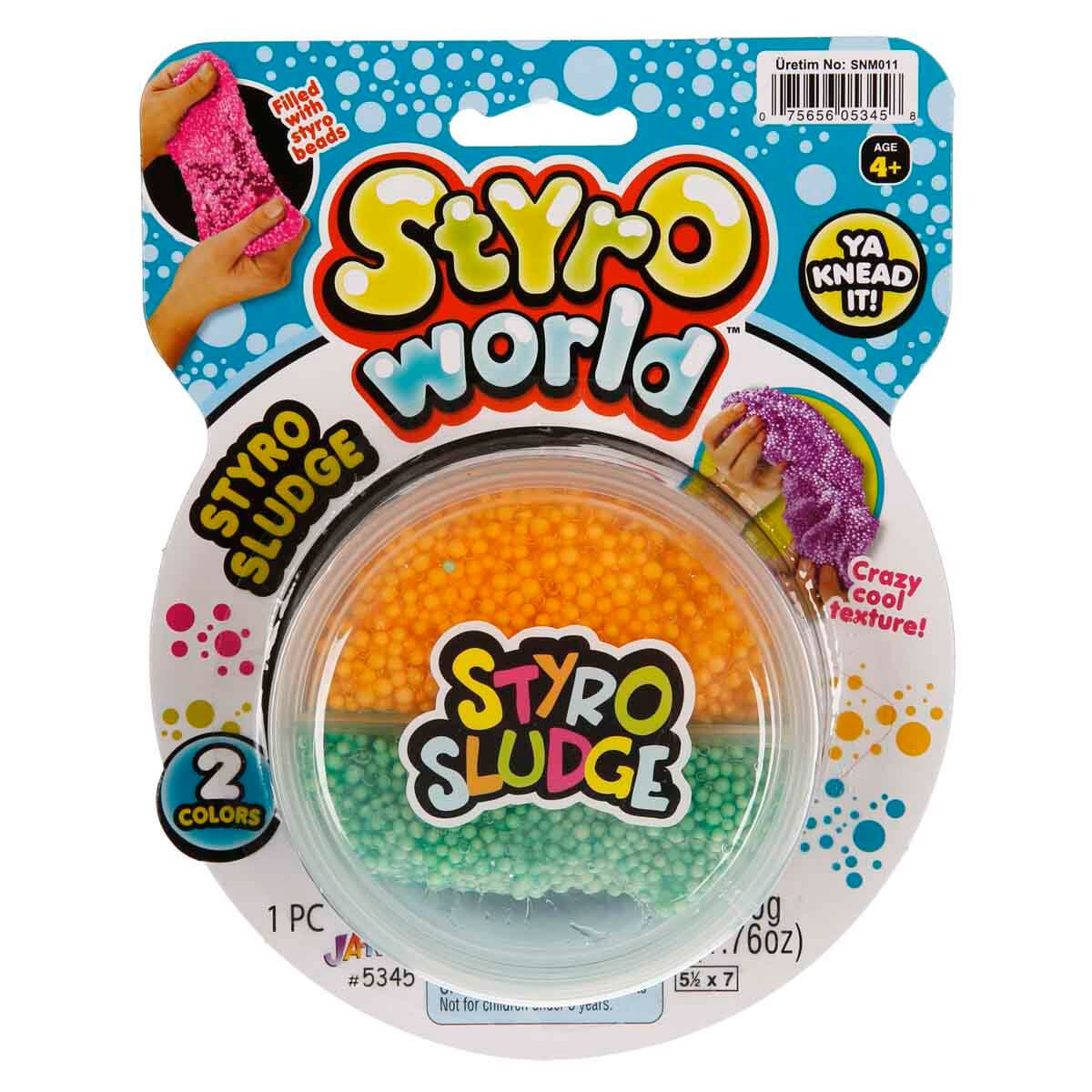 Styro World Köpük Slime 50 gr - Turuncu-Yeşil | Toyzz Shop