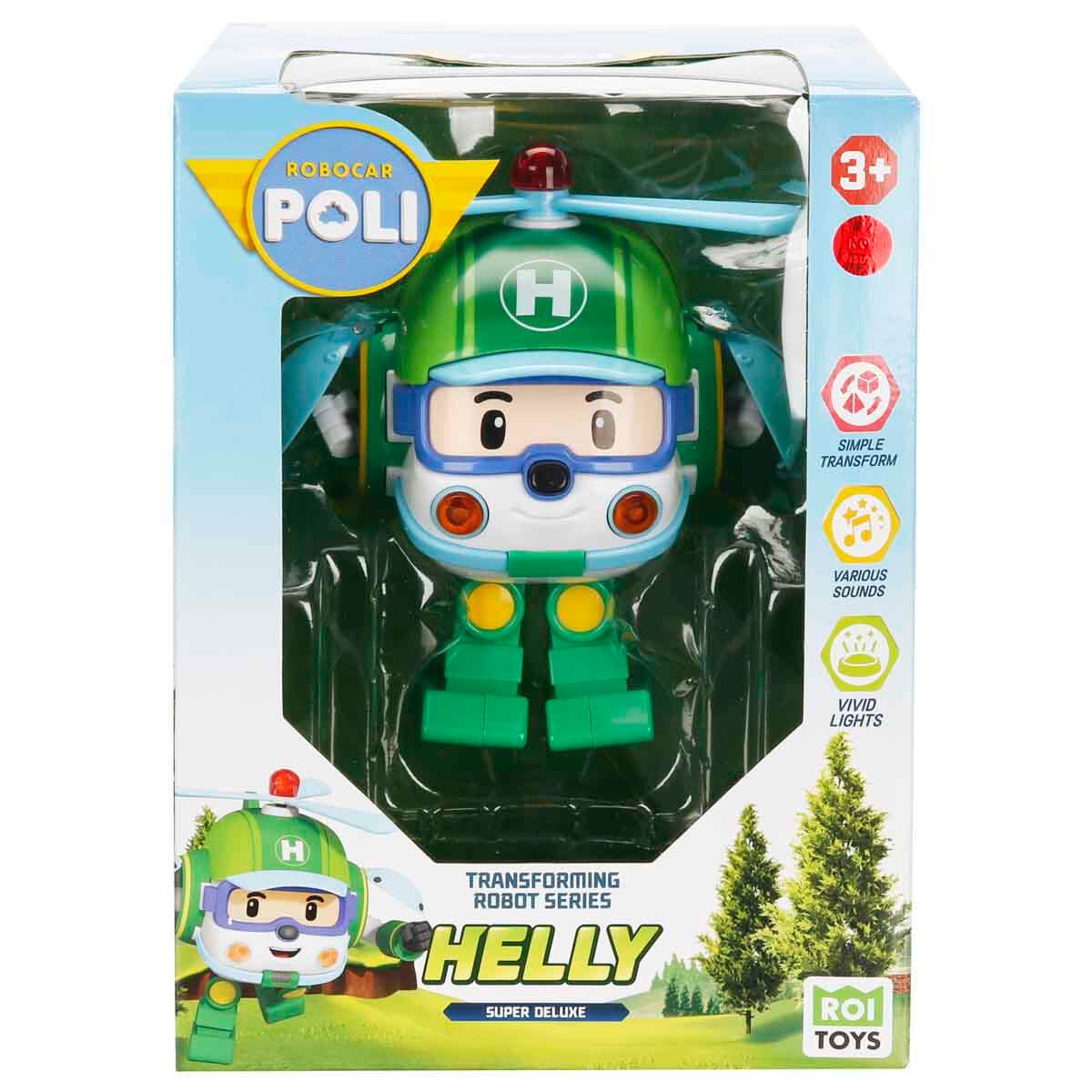 Sesli ve Işıklı Robocar Poli Büyük Transforming Robot Helly | Toyzz Shop