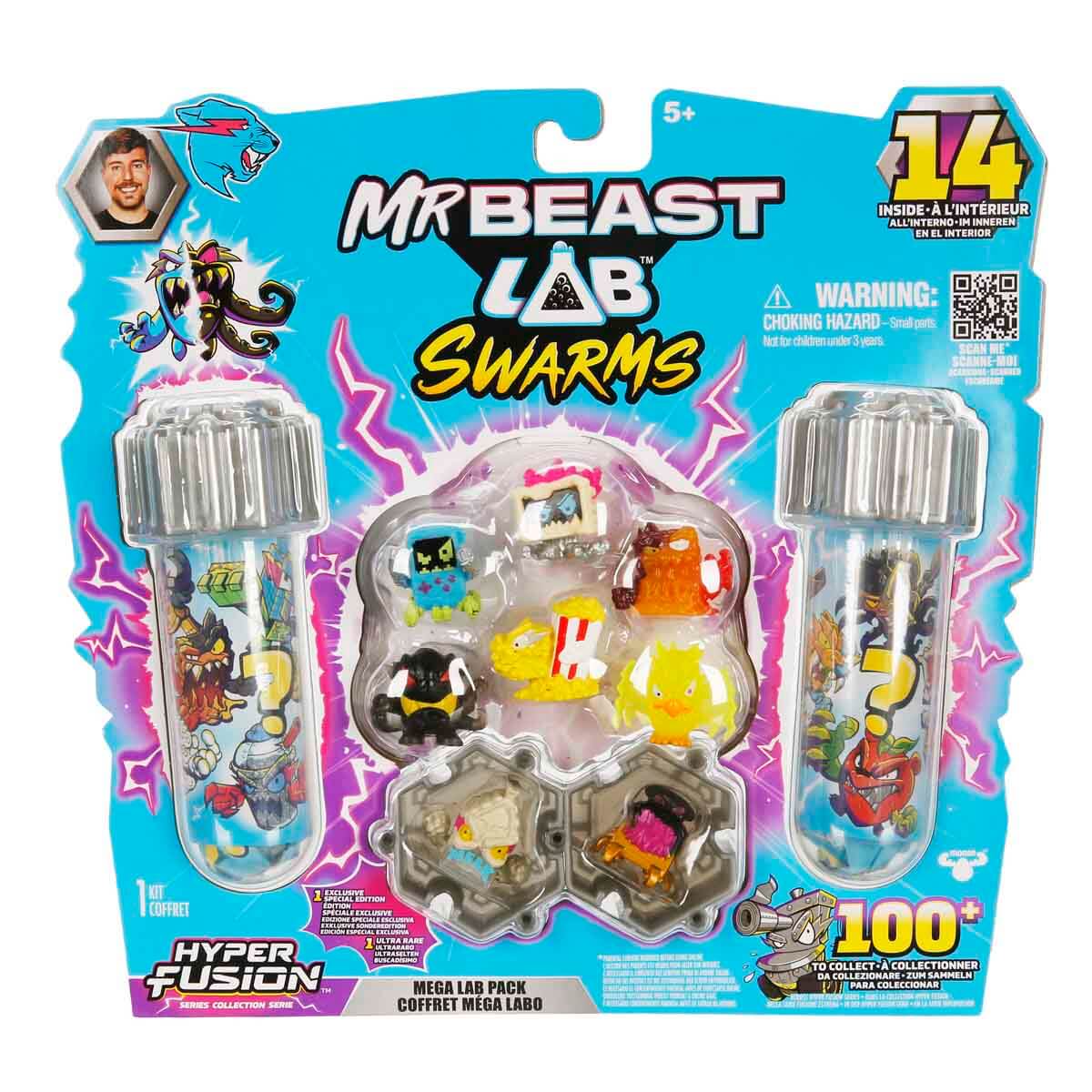 Mr.Beast Lab Swarms Hyper Fusion Serisi 14’lü Figür Paketi BTR17000 ...