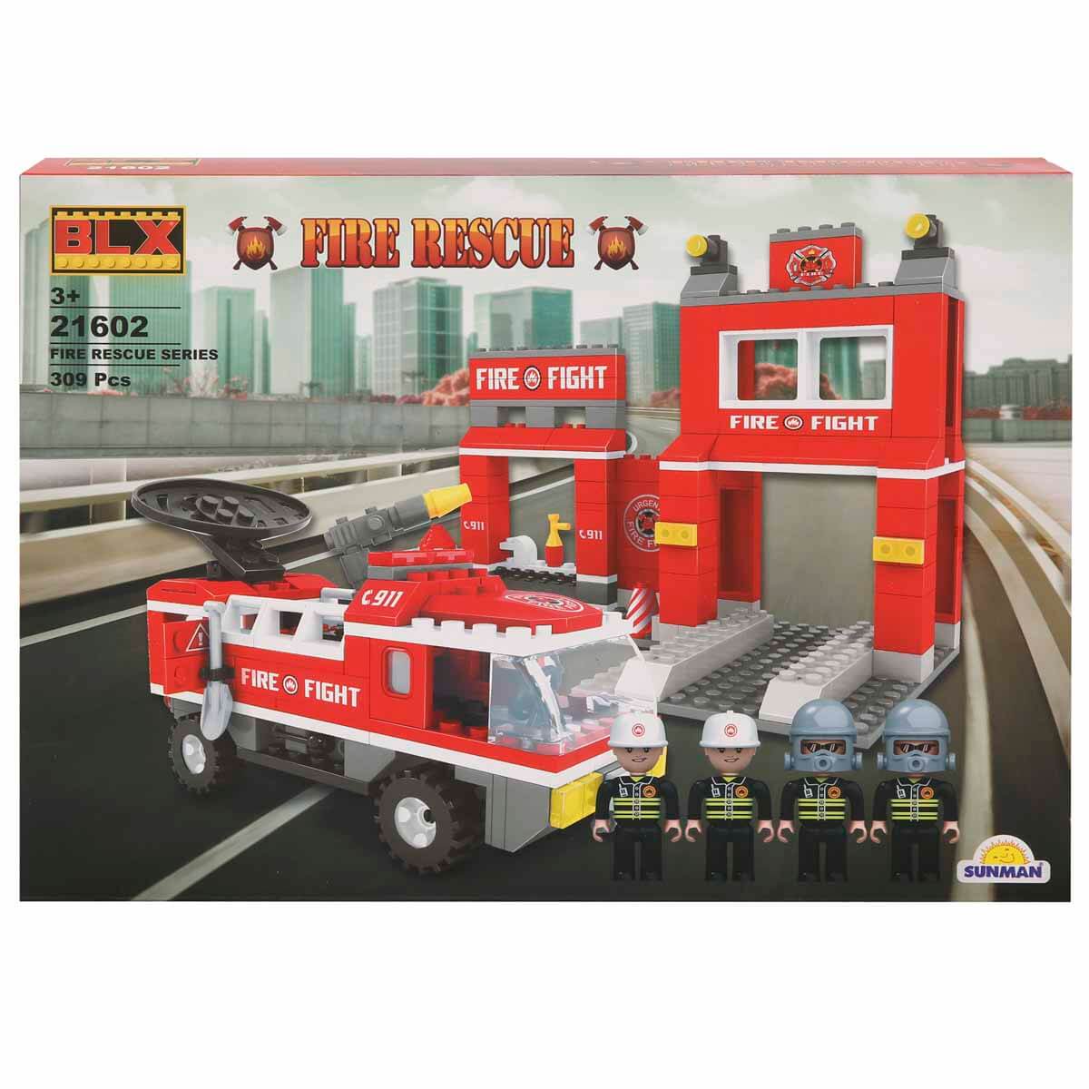 BLX Fire Rescue Yangın Söndürme Ekibi ve İstasyonu 21602 | Toyzz Shop