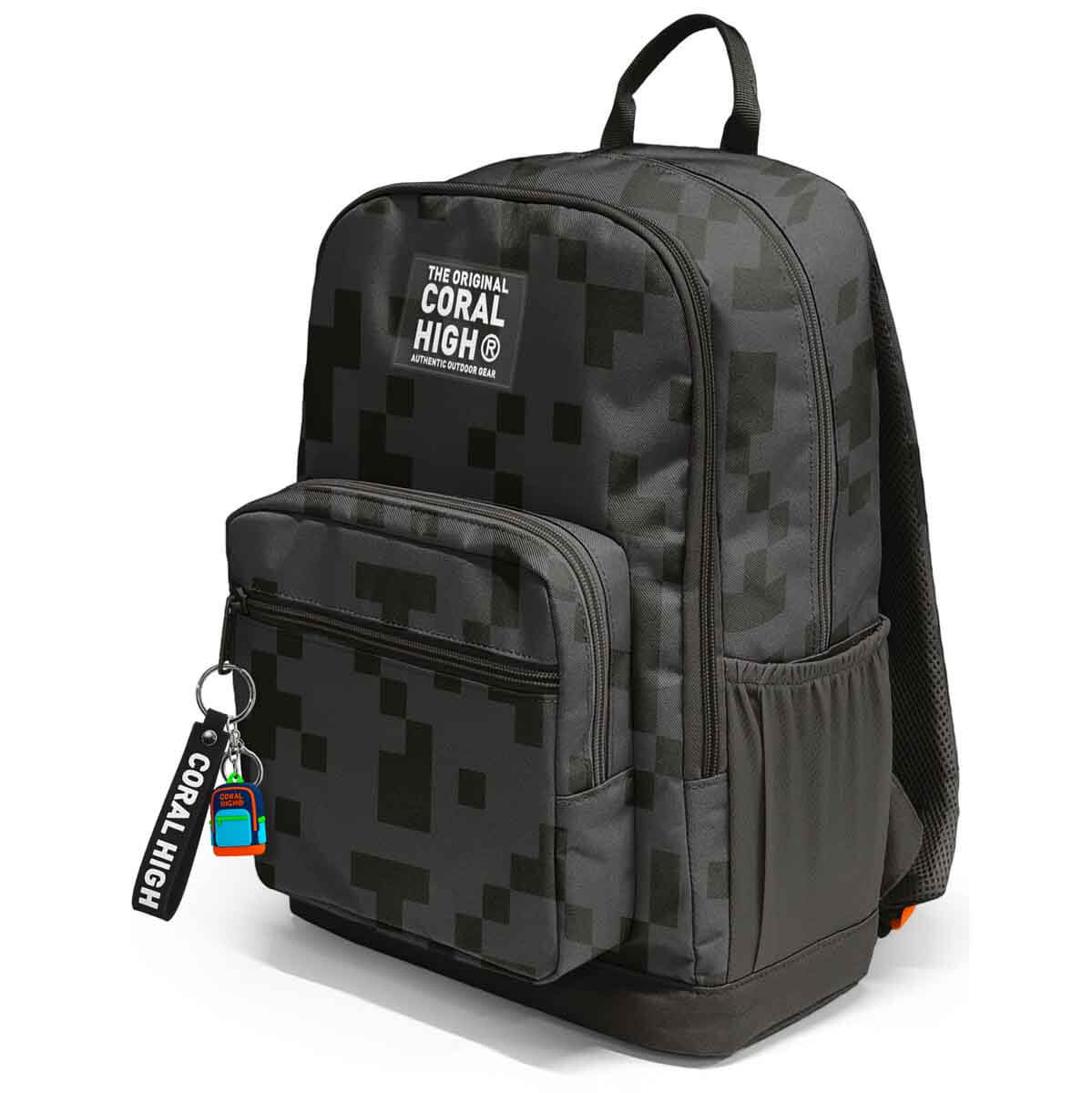 Coral High Siyah Blok Desenli Okul Çantası 23694 | Toyzz Shop