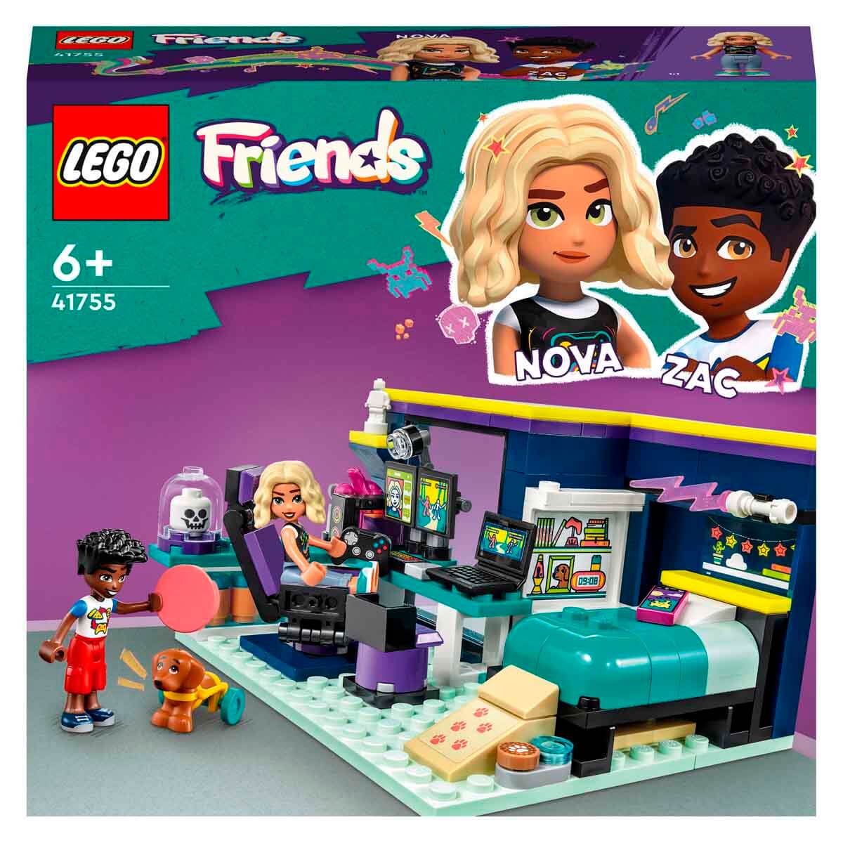 LEGO Friends Nova'nın Odası 41755 - 6 Yaş ve Üzeri Çocuklar için 2 Mini ...