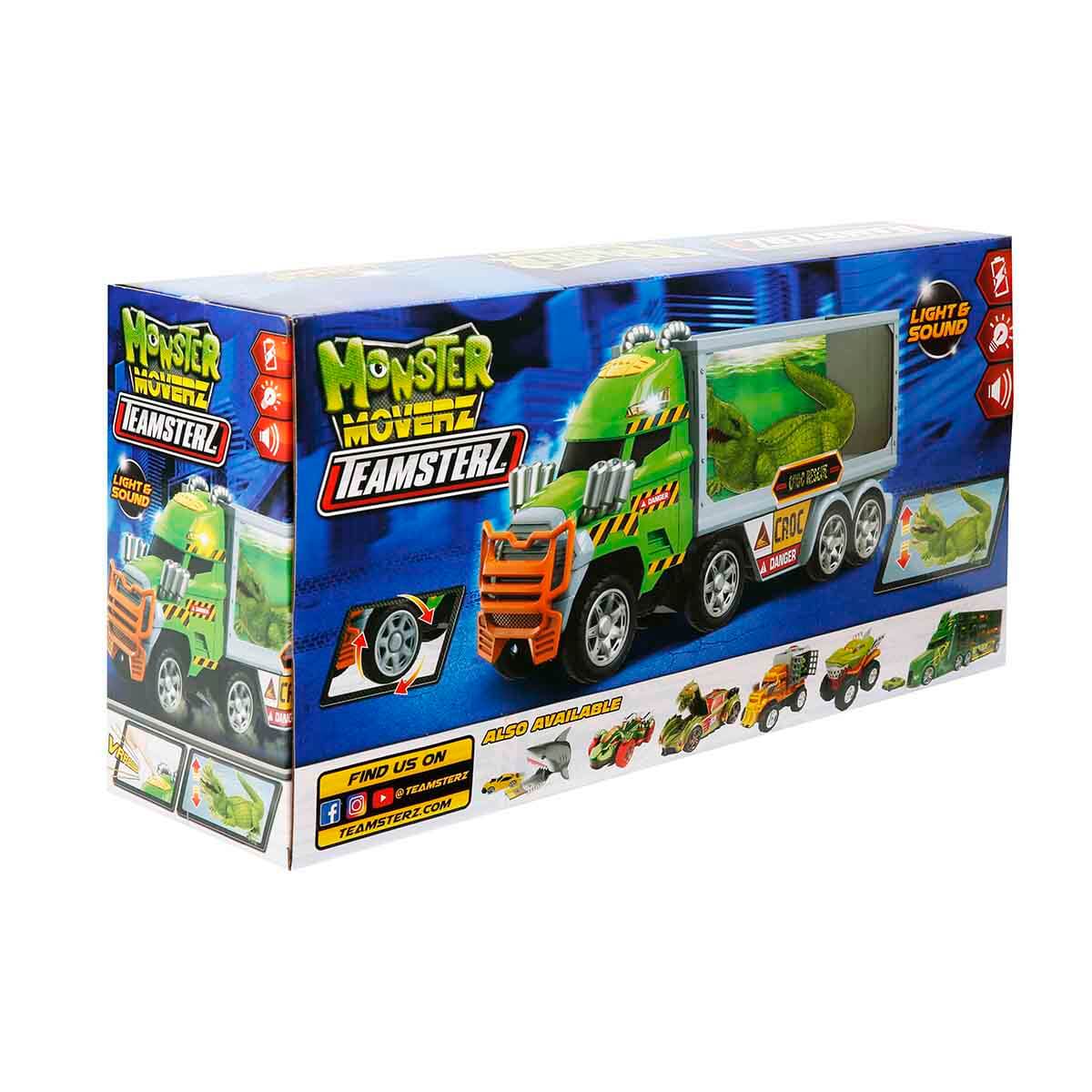 Teamsterz Monster Moverz Sesli ve Işıklı Timsah Kurtarma Kamyonu 40 cm ...
