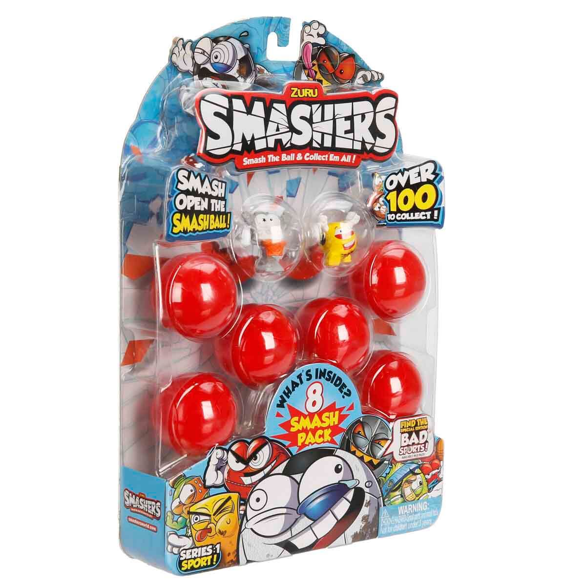Smashers 8'li Paket - Kırmızı Alley Oop-Mavi Smash Bat | Toyzz Shop