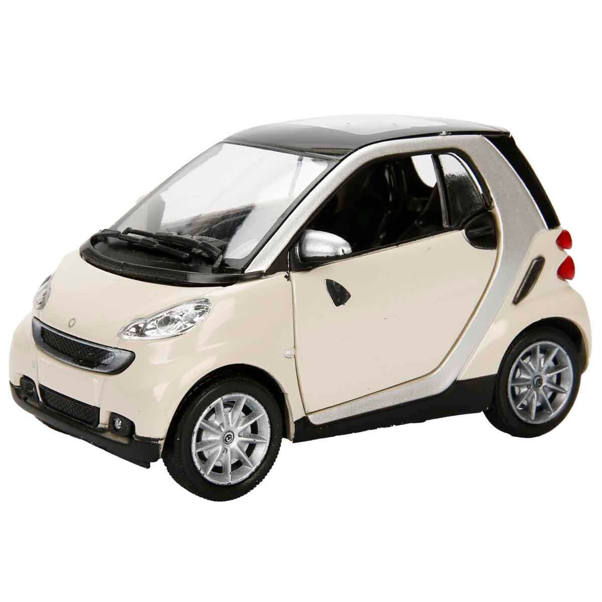 1:24 Smart Fortwo Model Araba - Krem | Toyzz Shop