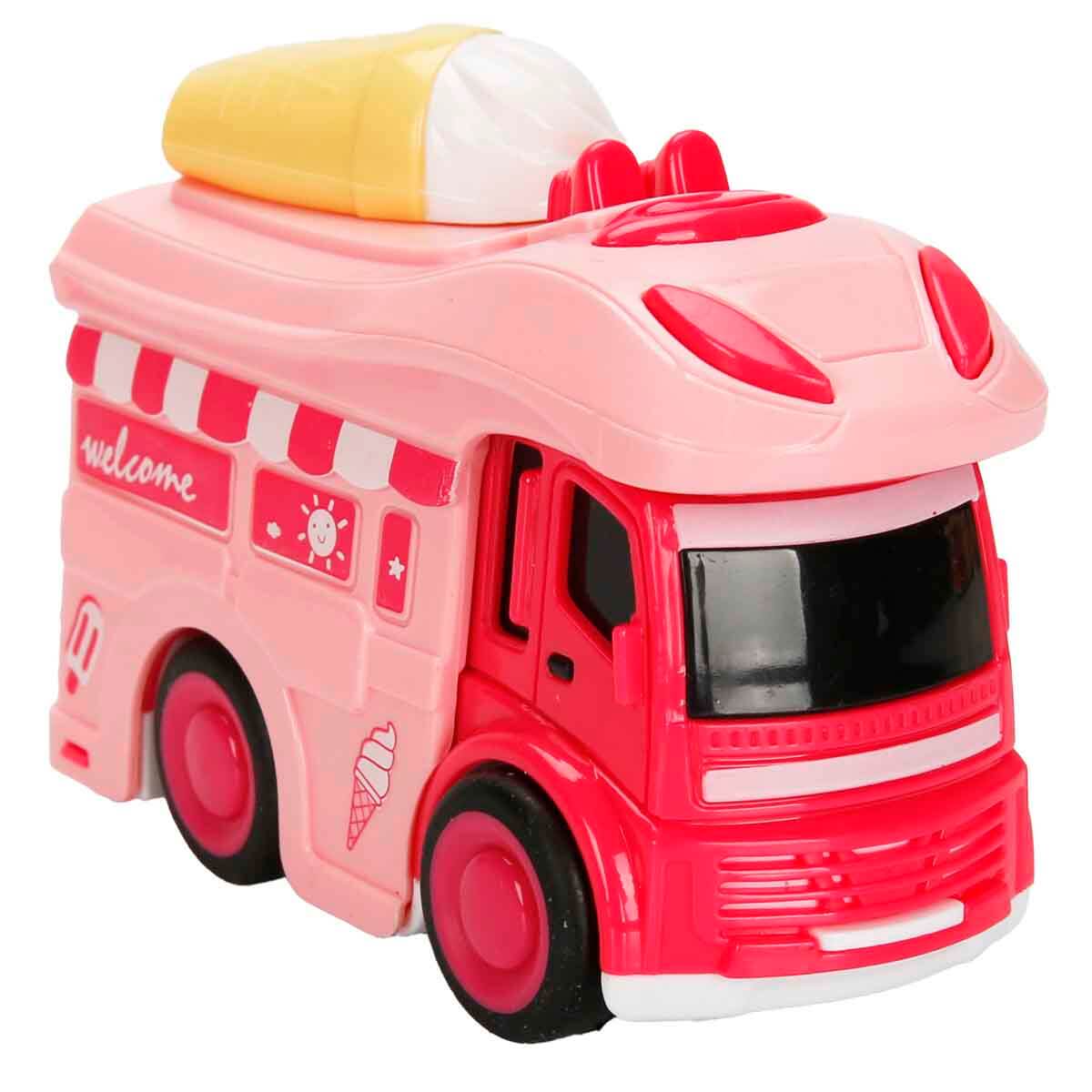 Sürtmeli Mini Dondurma Arabası - Turuncu | Toyzz Shop