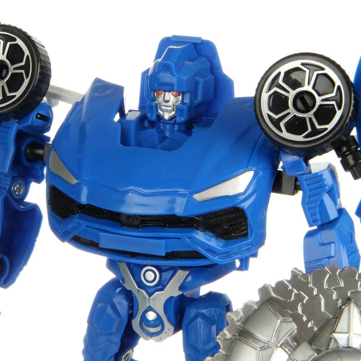 2in1 Warrior Arabaya Dönüşebilen Robot - Fast Flame - Mavi | Toyzz Shop