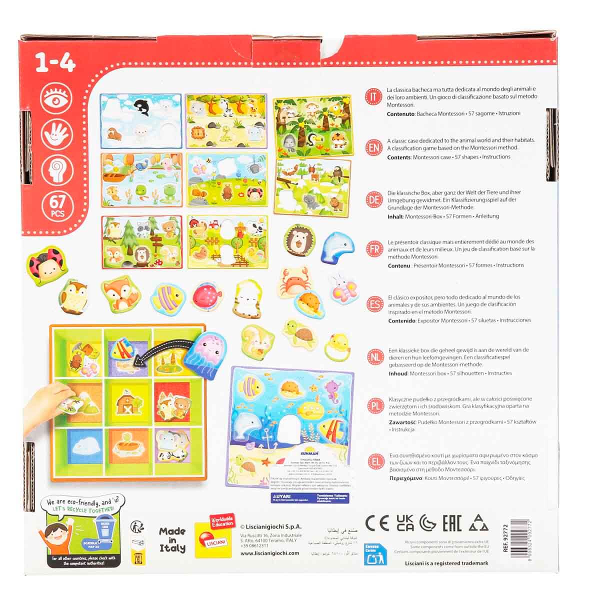 Montessori Baby Happy Animals Kutu Oyunu 67 Parça | Toyzz Shop