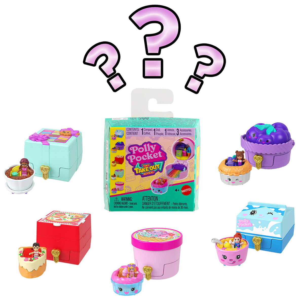 Polly Pocket Mini Kompakt Oyun Seti Sürpriz Paket JCR44 - Mavi Kutu ...