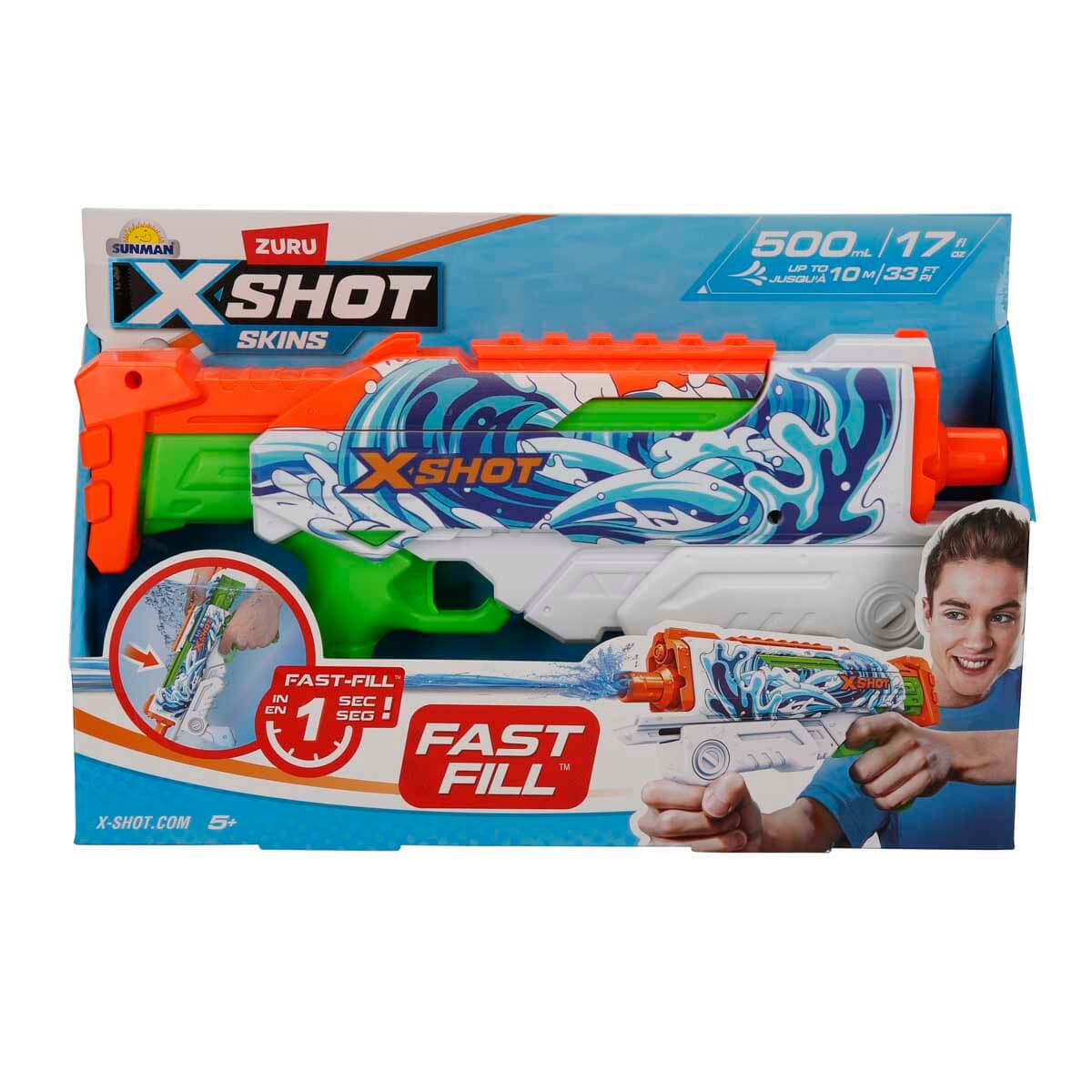 X-Shot Skins Hyperload Fast Fill Su Tabancası 34 cm | Toyzz Shop