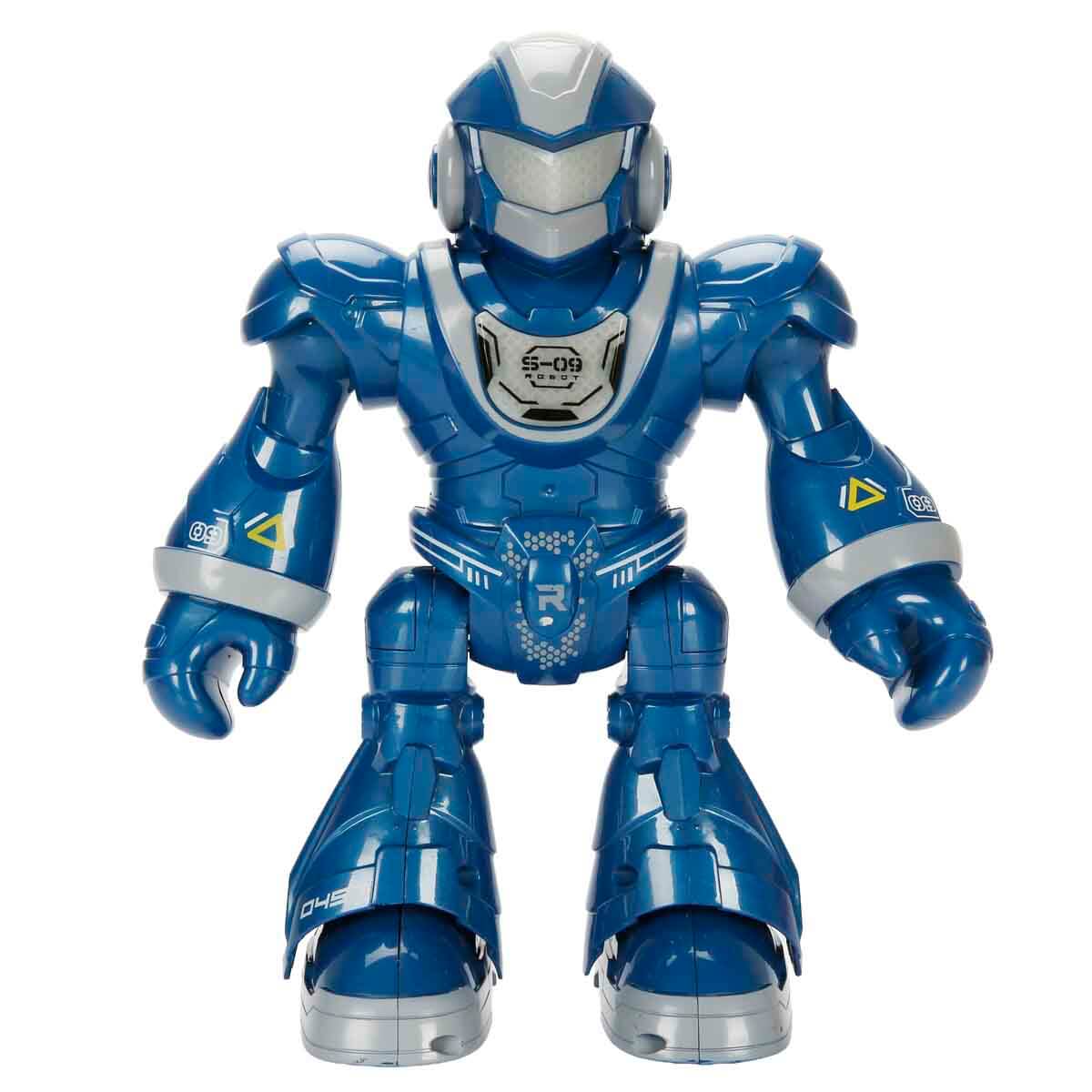 Sesli ve Işıklı Uzaktan Kumandalı Savaşçı Robot - Mavi | Toyzz Shop