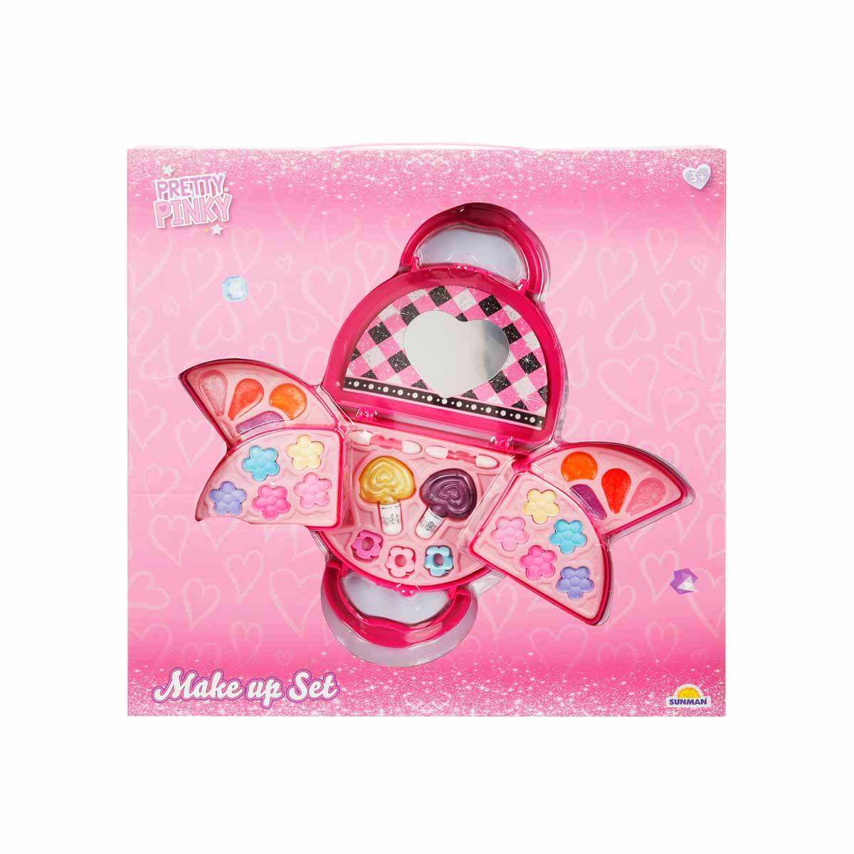Pretty Pinky 3 Katlı Pembe Çantalı Makyaj Seti | Toyzz Shop