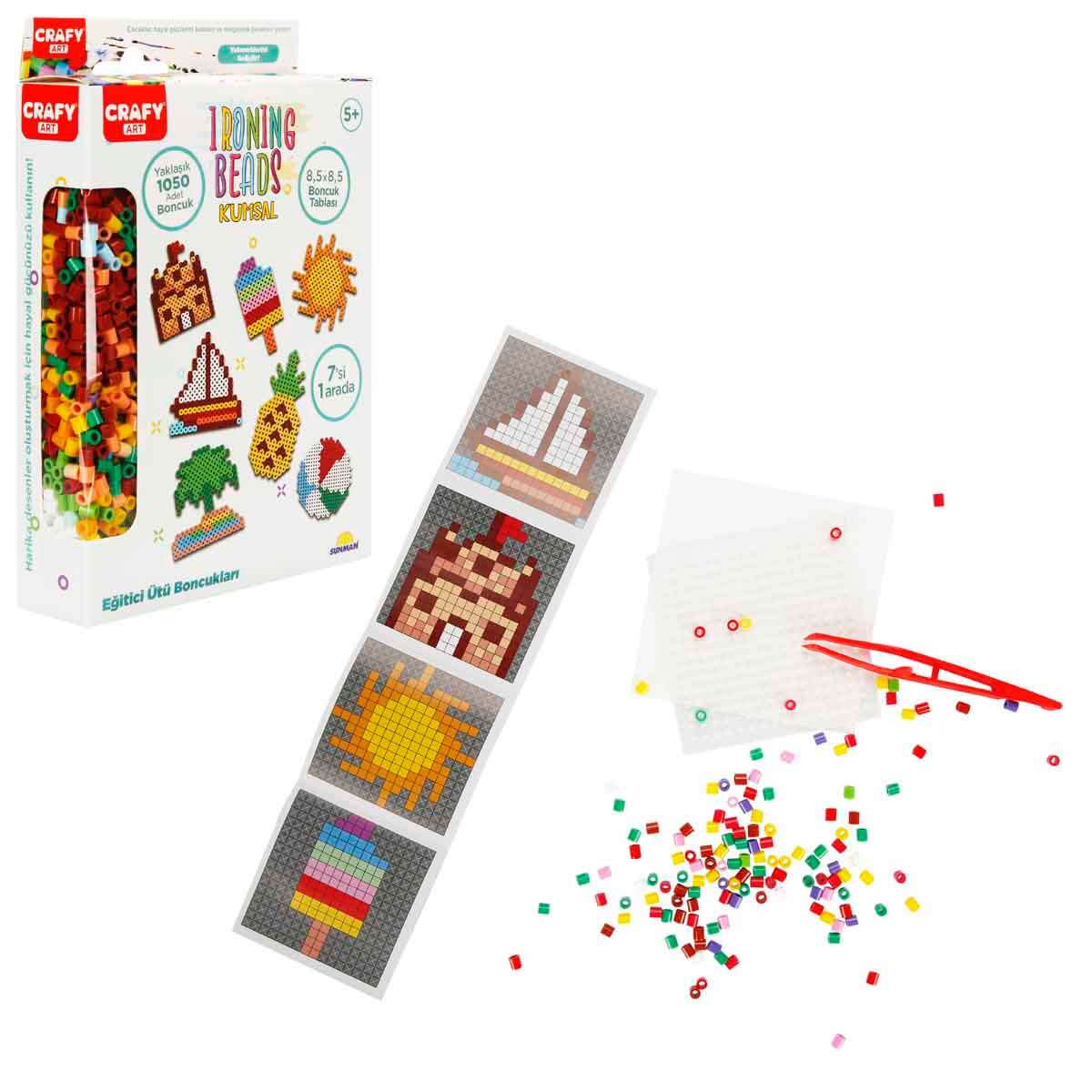 Crafy Ütü ile Yapışan Kumsal Boncuk Seti | Toyzz Shop