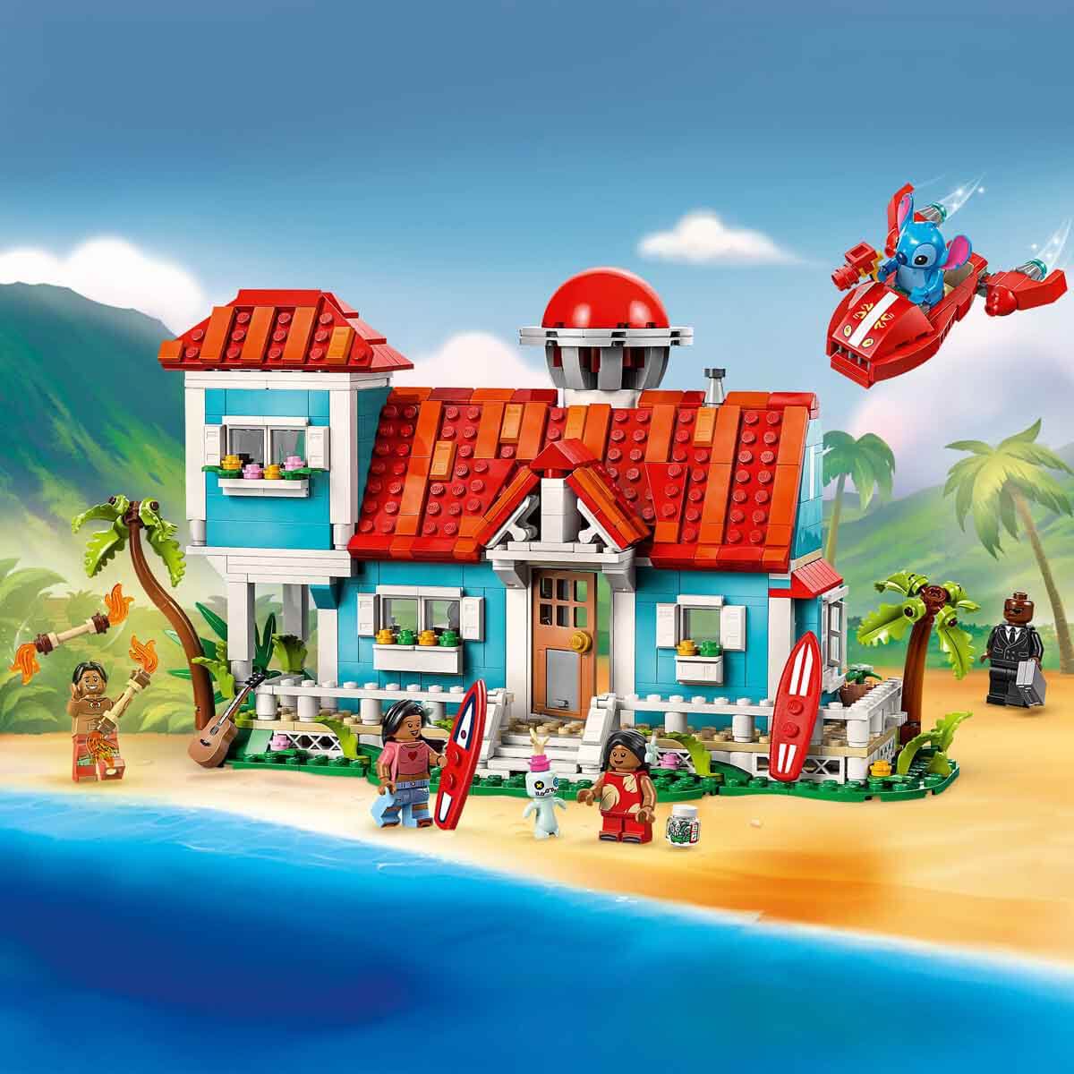 LEGO Disney Lilo ve Stiç Plaj Evi 43268 - 9 Yaş ve Üzeri Prenses Seven ...