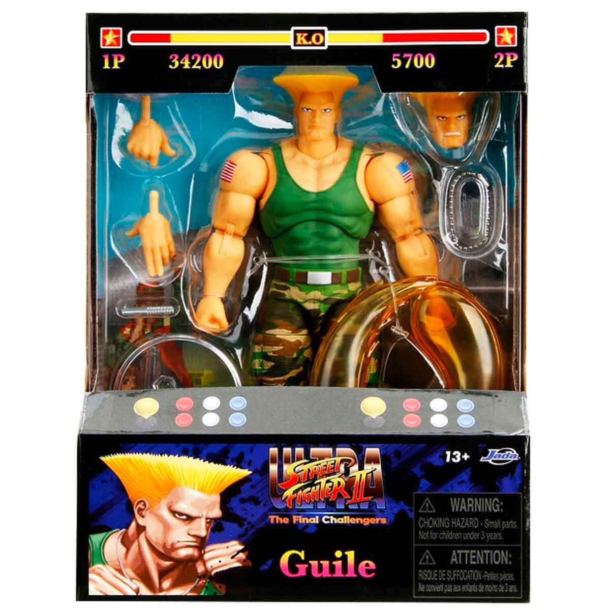 Street Fighter 2 Guile Eklemli Figür | Toyzz Shop