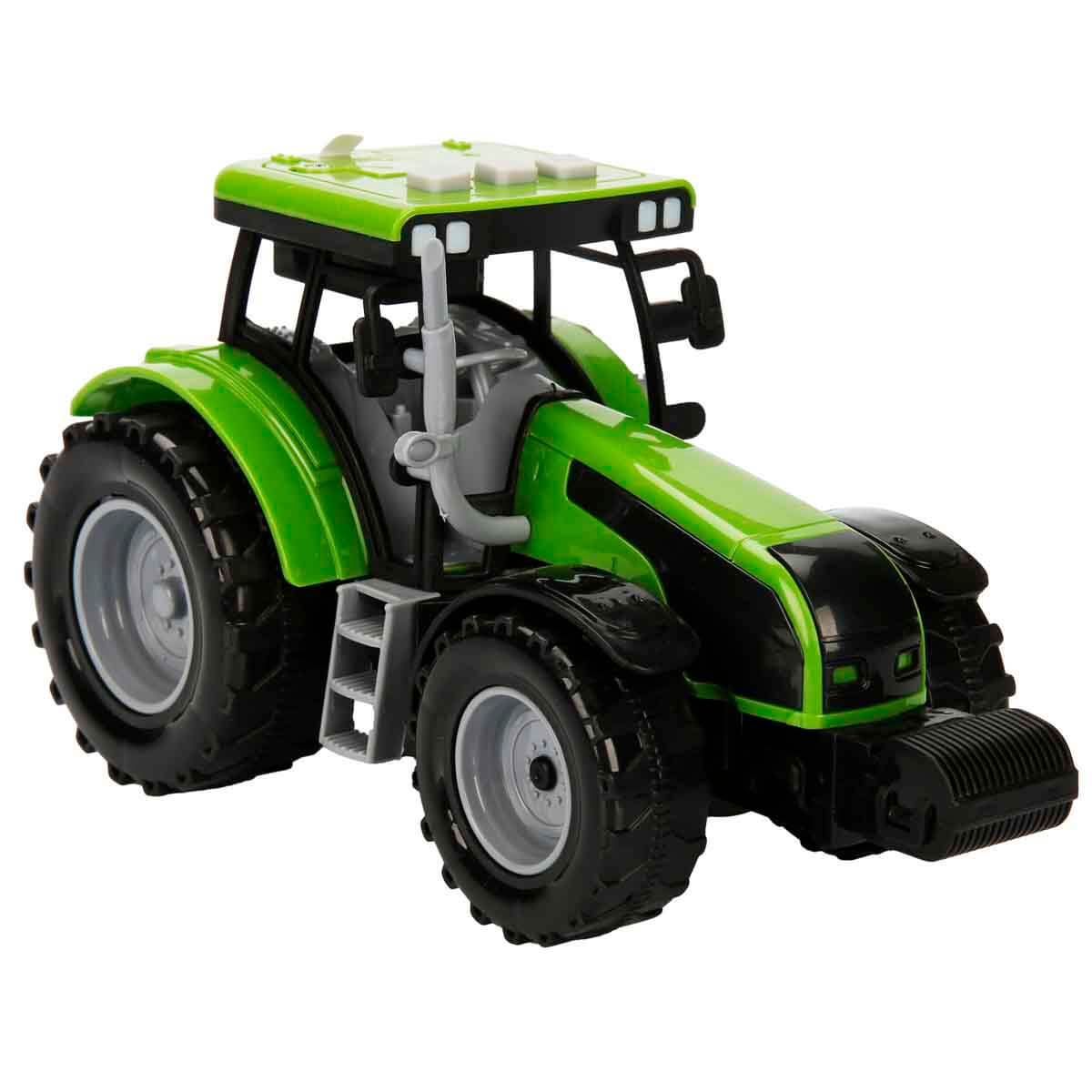 Sesli ve Işıklı Sürtmeli Traktör - Mavi | Toyzz Shop