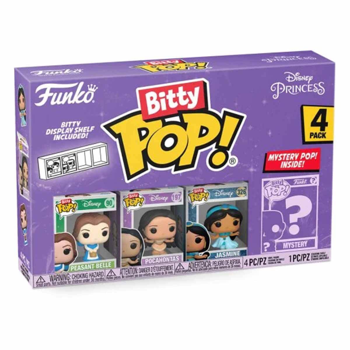 Funko Bitty Pop: Disney Princess Belle 4 lü Sürpriz Figür Seti | Toyzz Shop