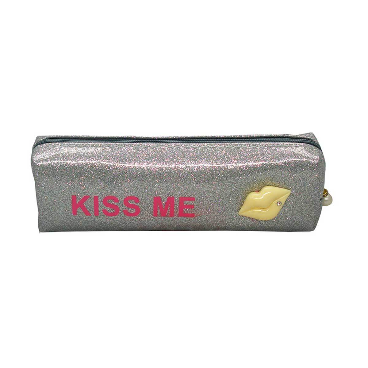 Kiss Me Simli Kalem Kutusu - Mor | Toyzz Shop