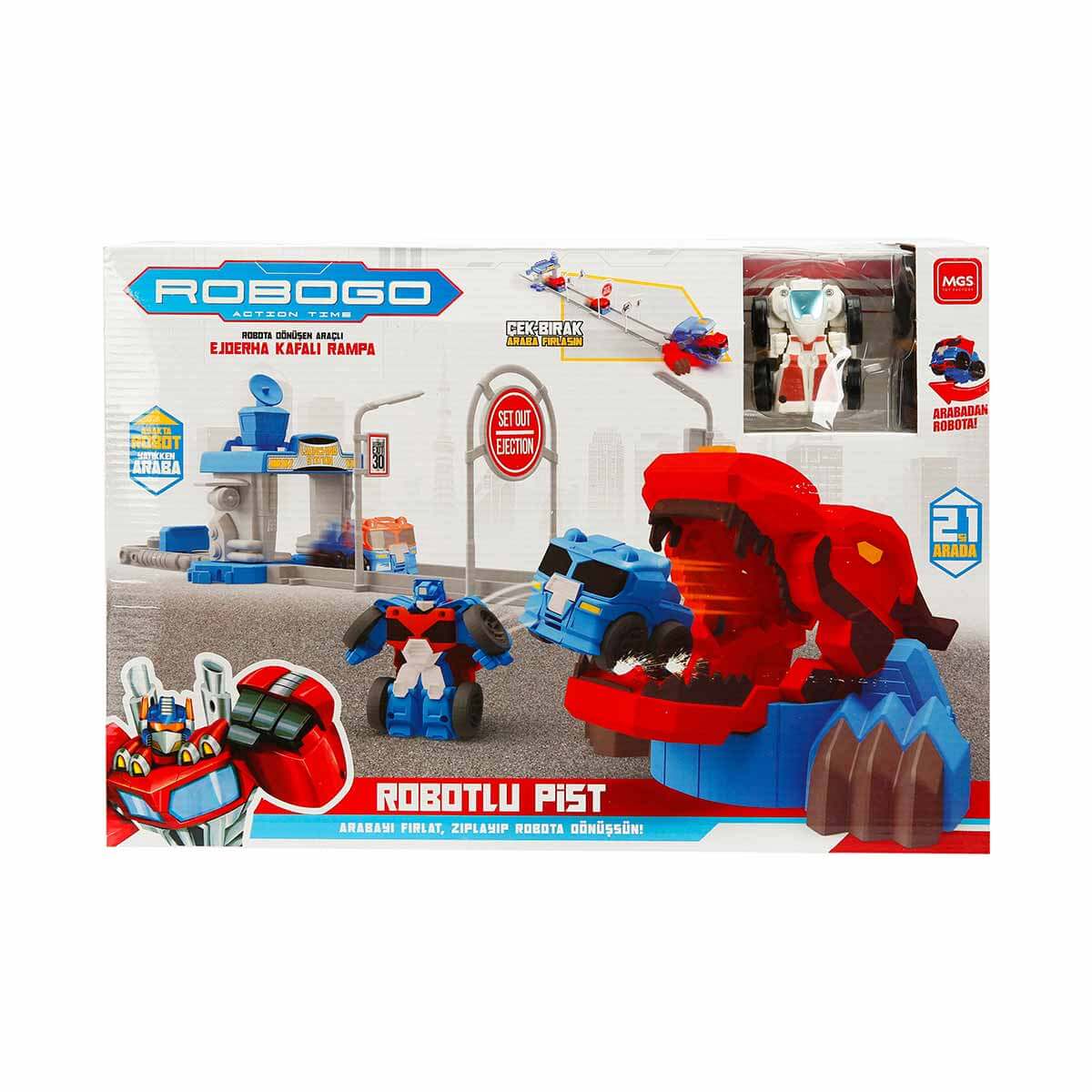 Robogo Action Time Robotlu Pist - Kırmızı Robot | Toyzz Shop