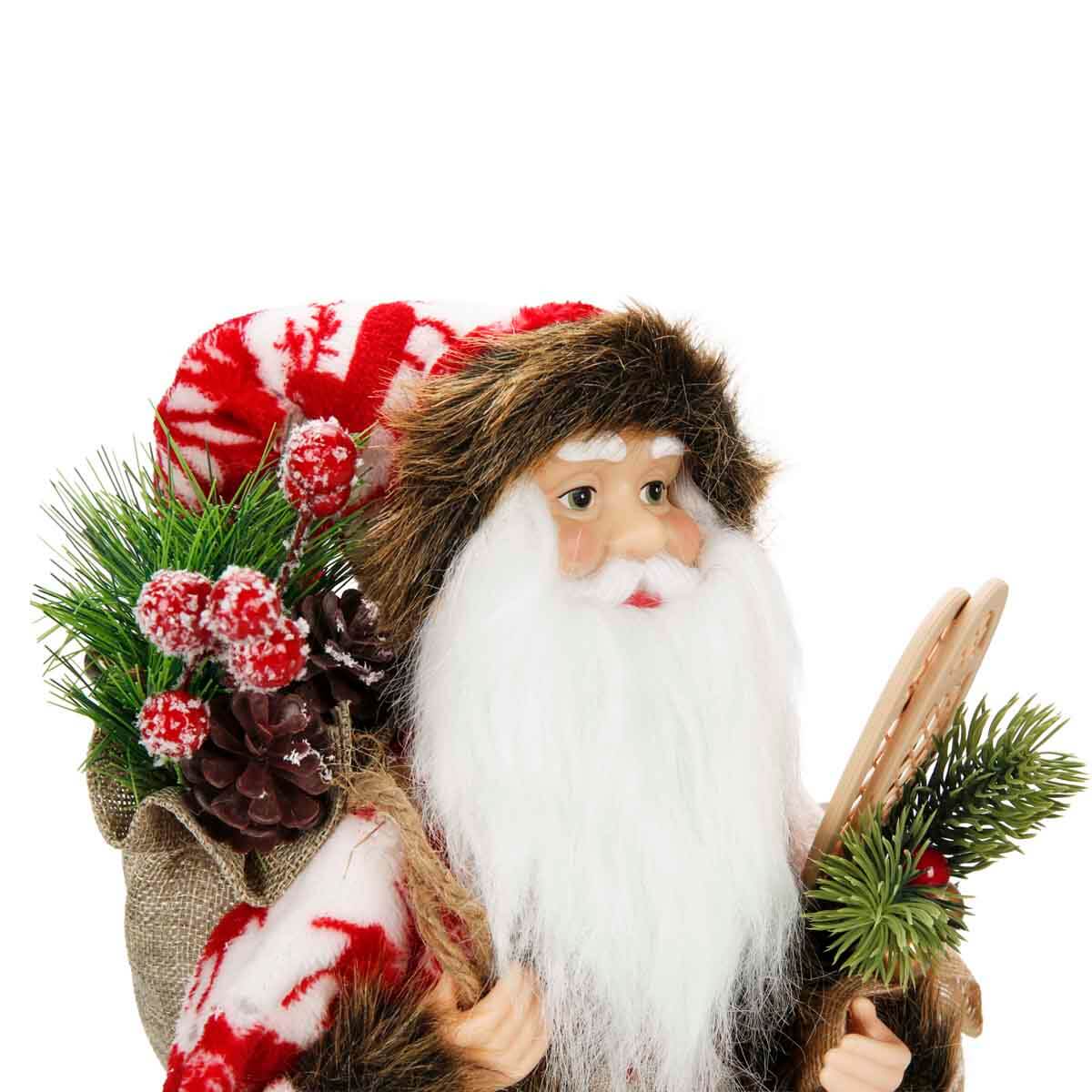 Kürklü Noel Baba Dekoratif Biblo 41 cm | Toyzz Shop