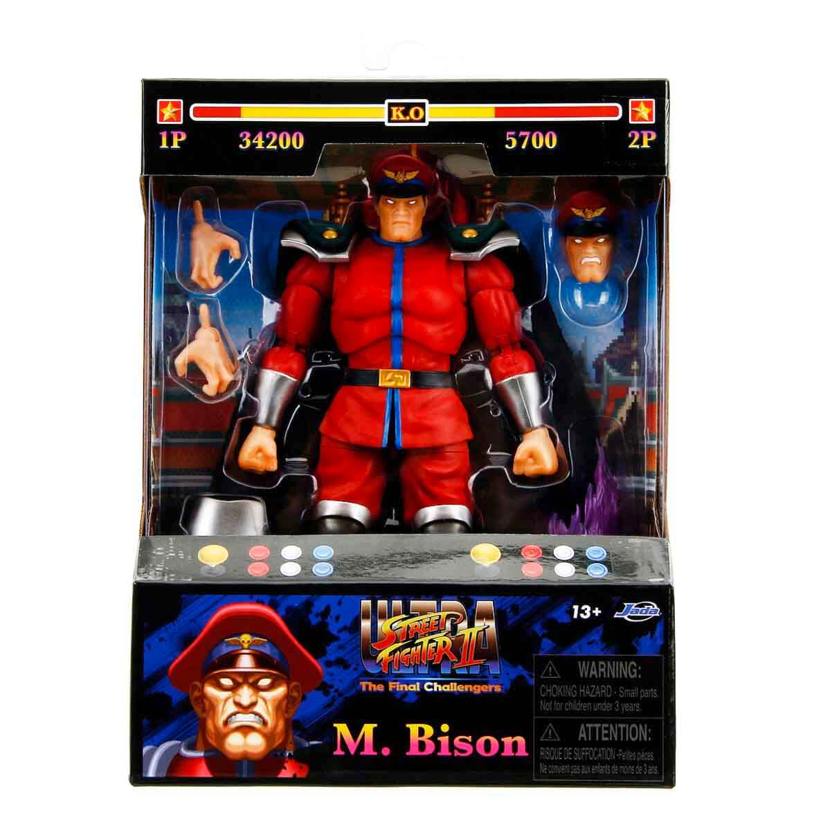 Street Fighter II M. Bison Eklemli Figür | Toyzz Shop