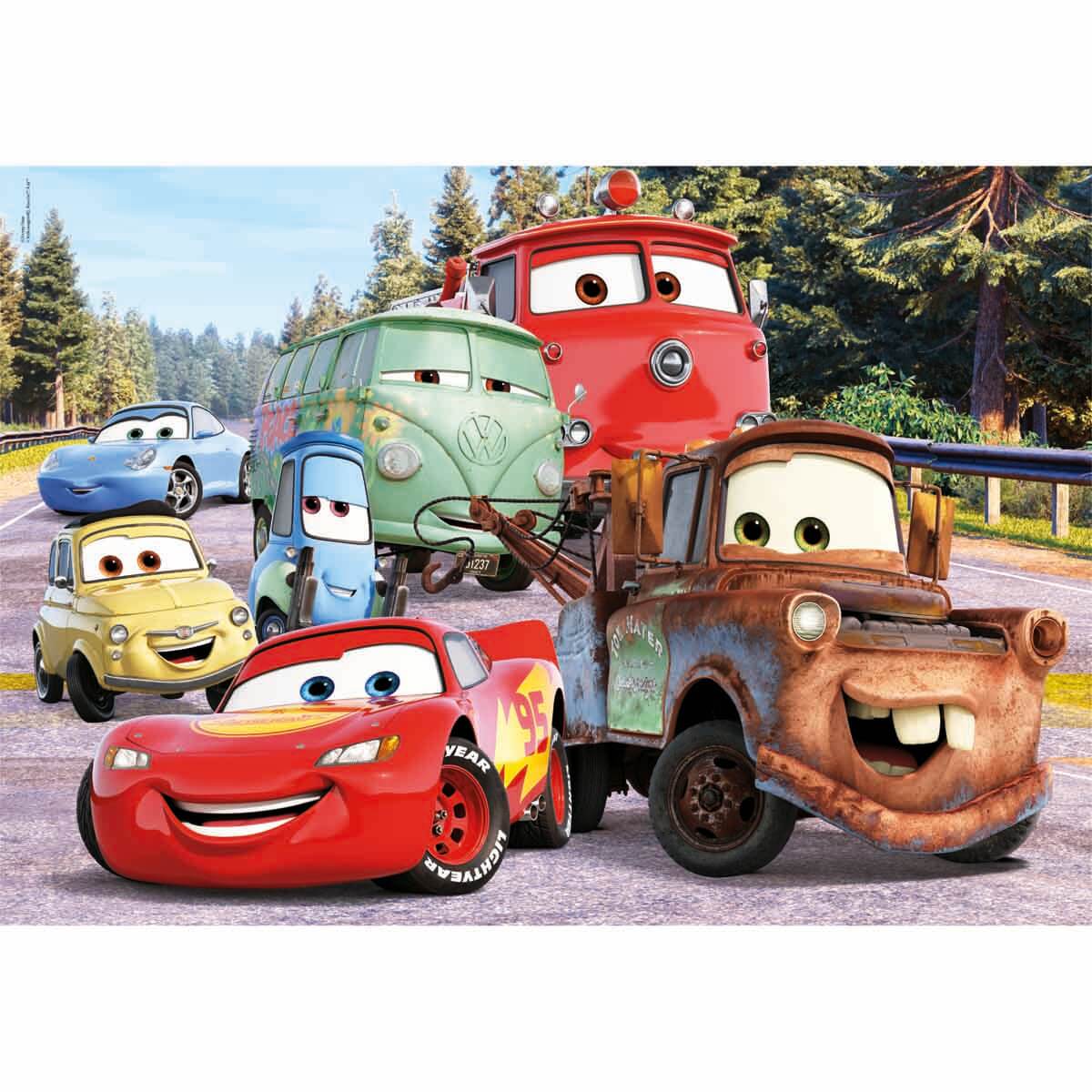 24 Parça Maxi Supercolor Puzzle: Cars On The Road | Toyzz Shop