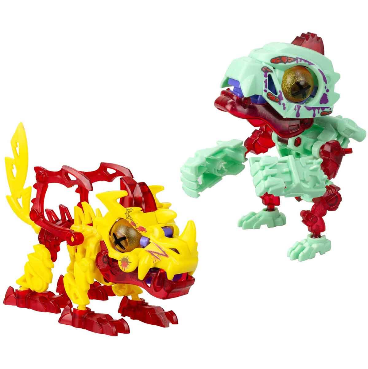 Sesli ve Işıklı Biopod Zombies Inmotion İkili Dinozor Robot S4 ...