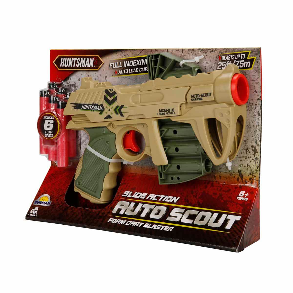 Huntsman Auto Scout 6 Mermili Sünger Dart Atan Silah | Toyzz Shop