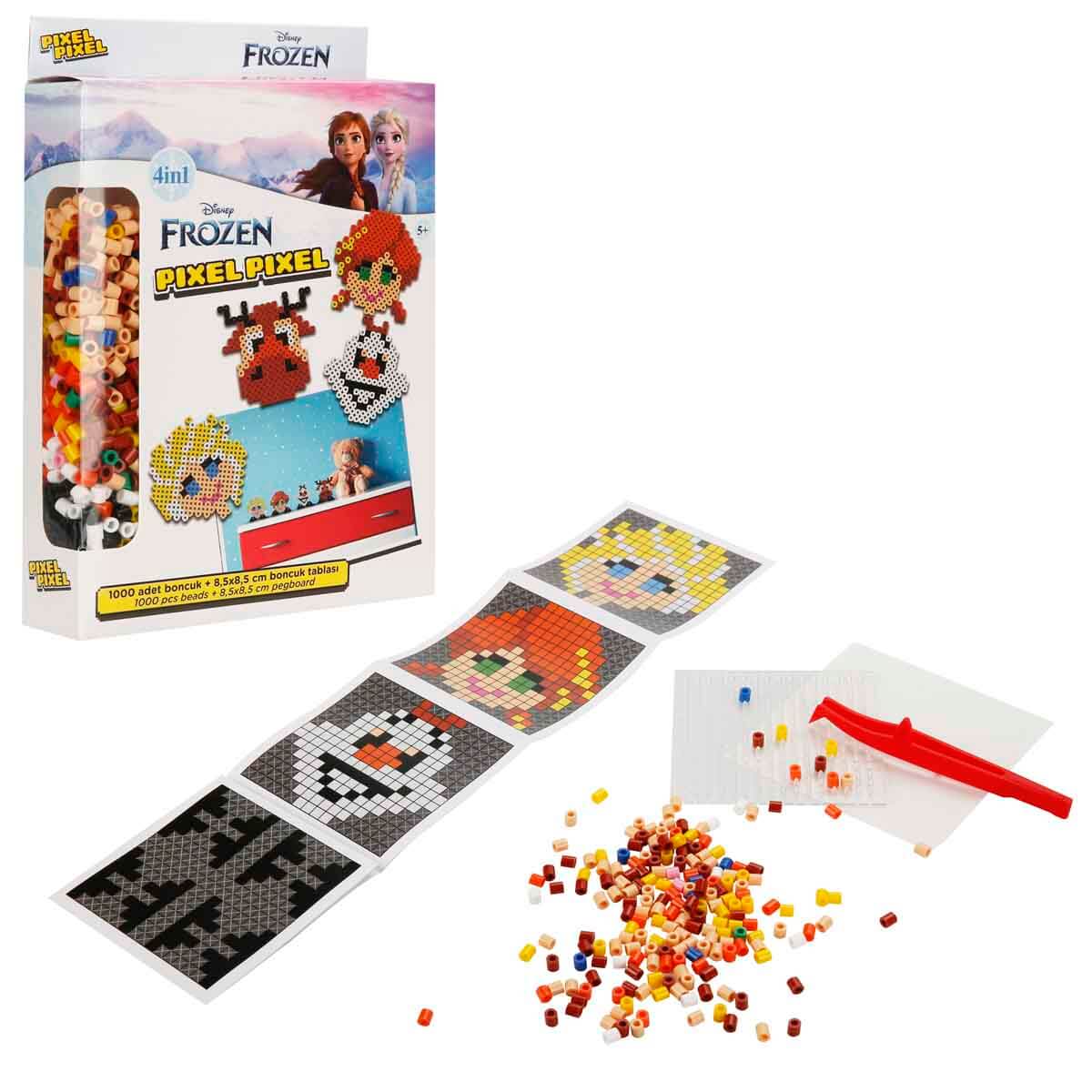 4in1 Disney Frozen Pixel Pixel Boncuk Aktivite ve Oyuncak Seti | Toyzz Shop