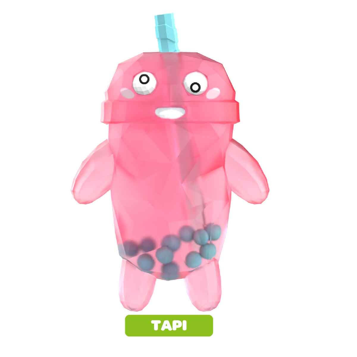 Crystal Bubble Tea Boba Pals Serisi Stretch Figür - Tapi | Toyzz Shop