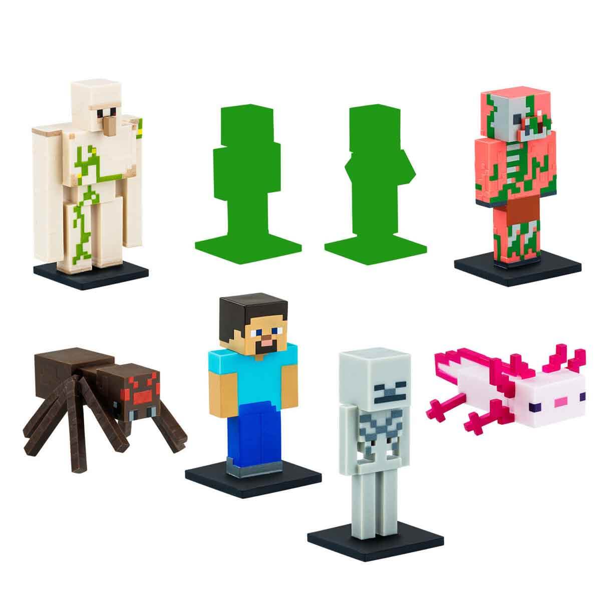 Minecraft 3D Toppeez Figür ve Kalem Başlığı 8'li Deluxe Set - Sheep'Li ...