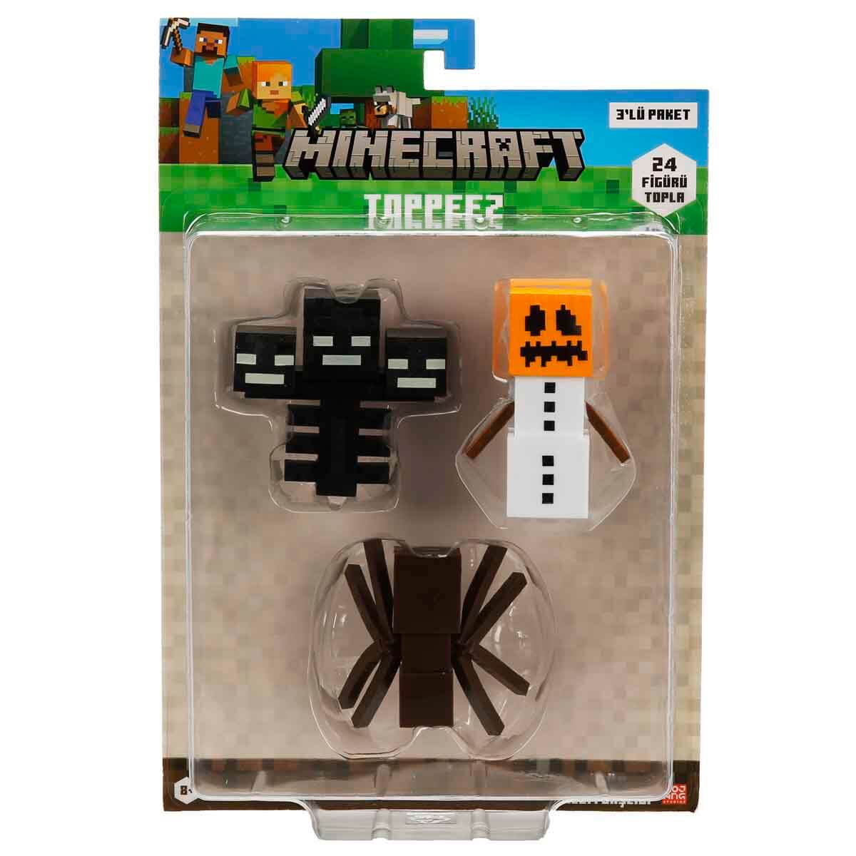 Minecraft 3D Toppeez Figür ve Kalem Başlığı 3’lü Paket PMI/MC2020 - Cat ...