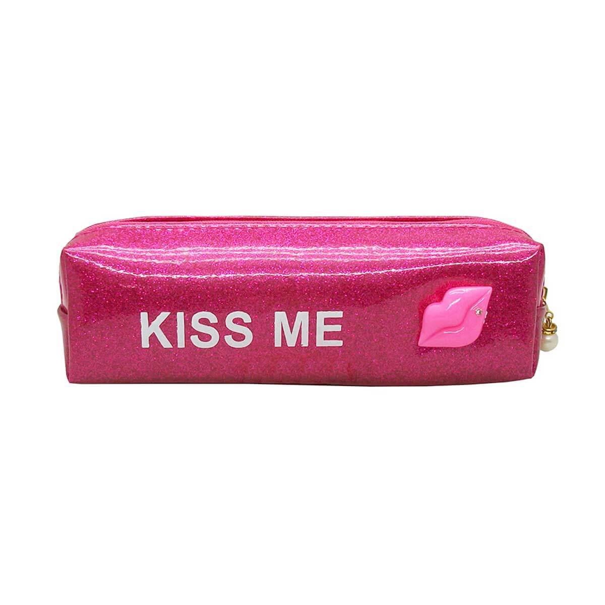Kiss Me Simli Kalem Kutusu - Mor | Toyzz Shop