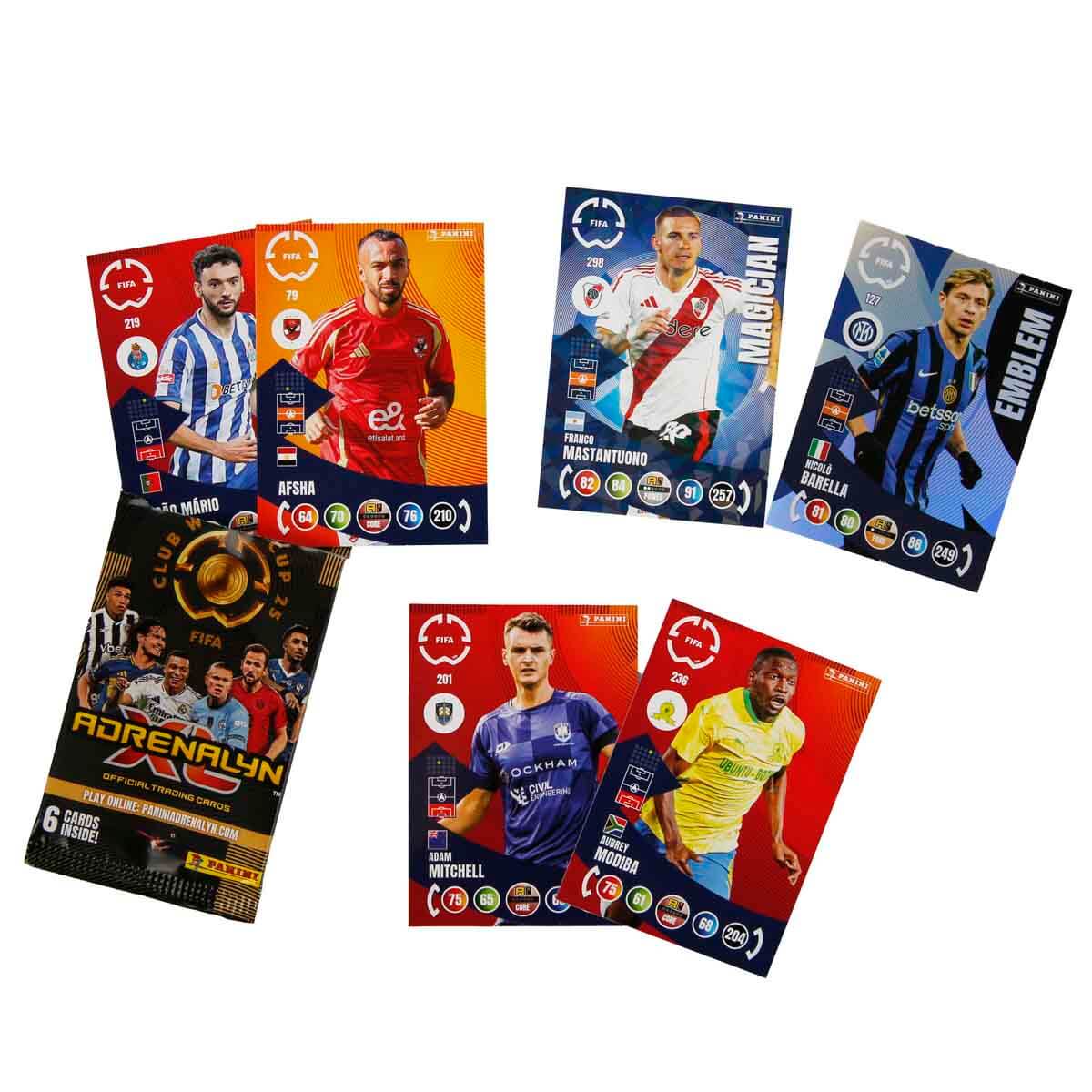 FIFA Club World Cup 2025 Adrenalyn XL Trading Cards 6’lı Paket | Toyzz Shop